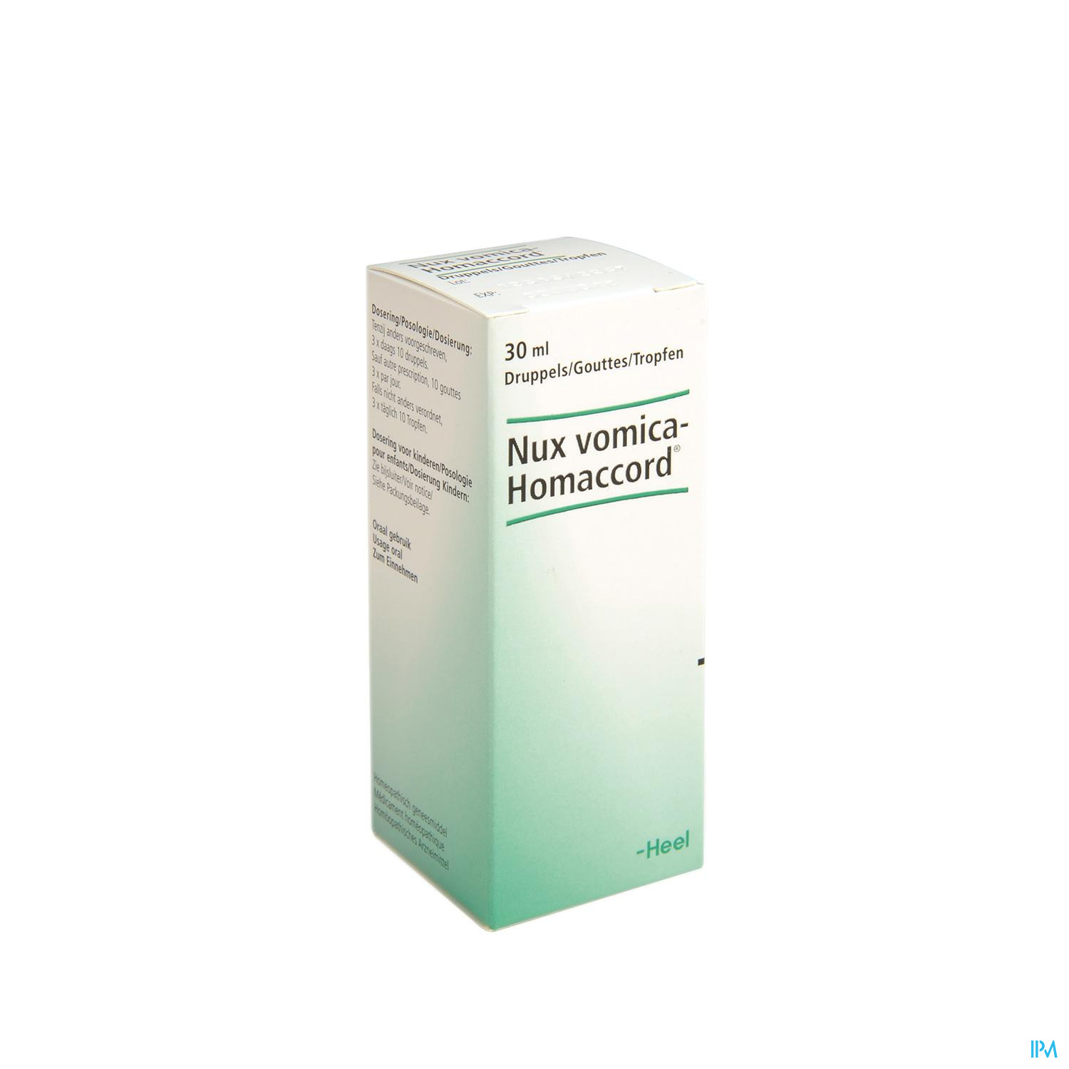 Nux Vomica-homaccord Gutt 30ml Heel - Homéopathie - Médicaments ...
