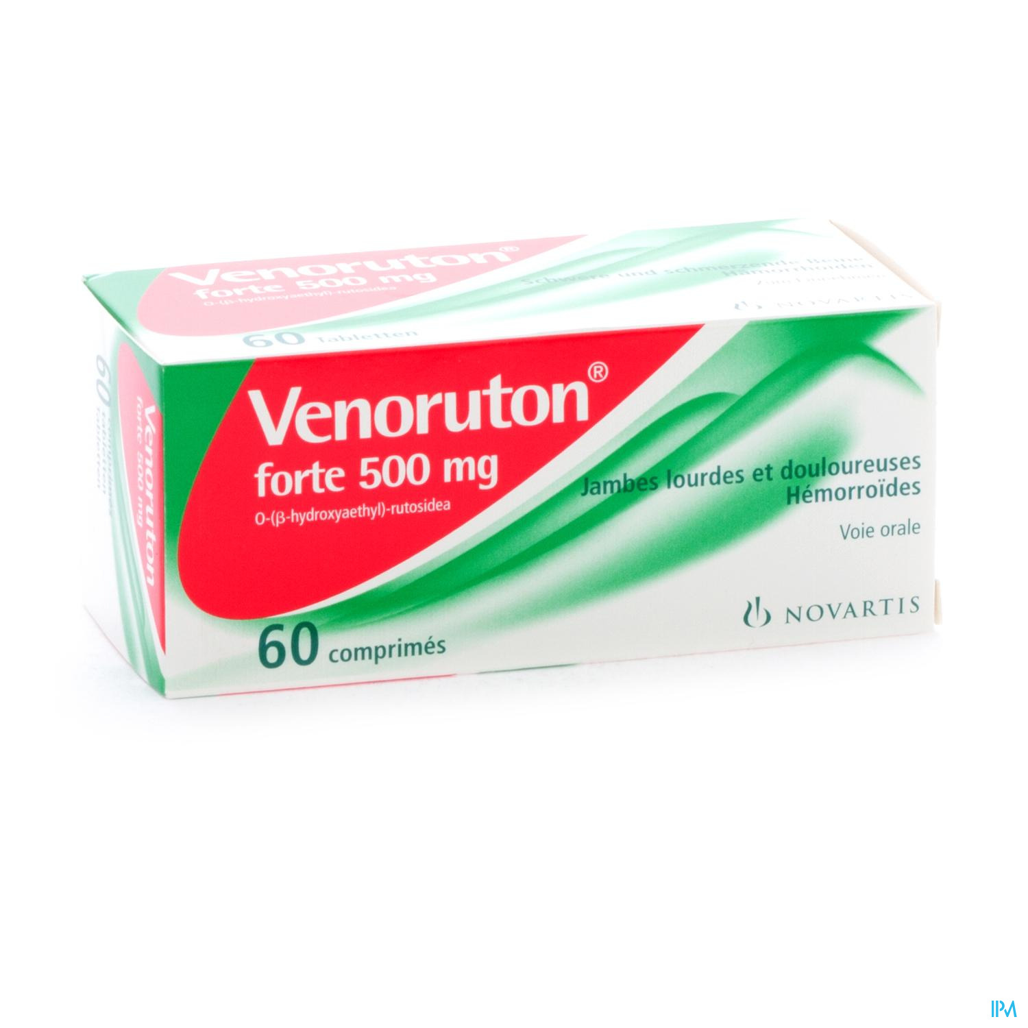 Venoruton Forte 500 Comp 60 X 500mg - Comprimés - Jambes lourdes ...