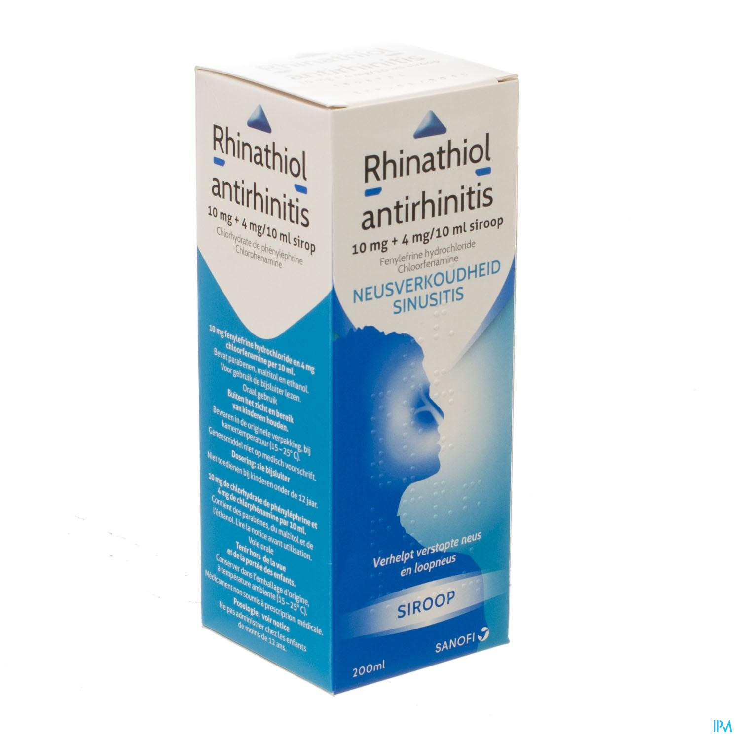 Rhinathiol Antirhinitis Sirop 200ml - Tabletten - Neus - Geneesmiddelen ...