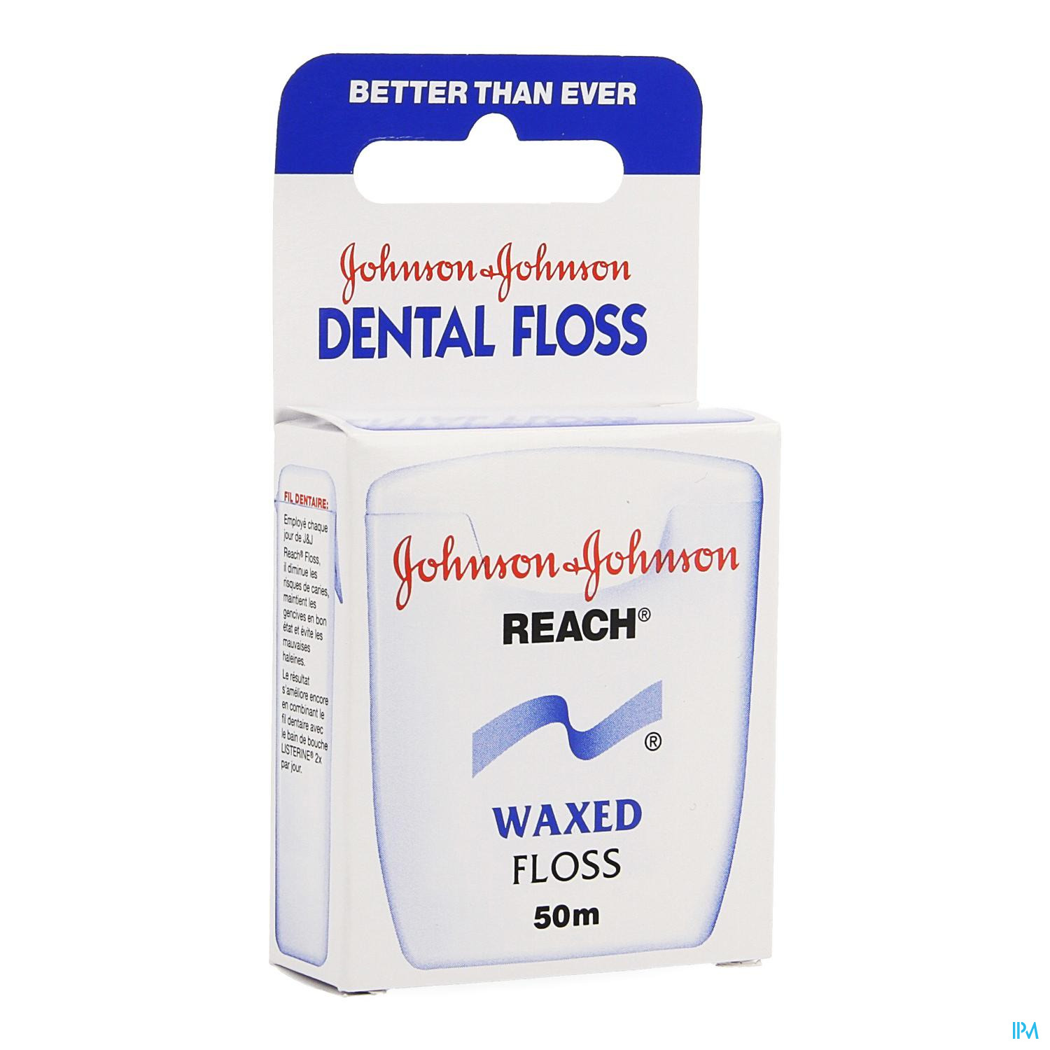 Johnson Reach Dental Floss Waxed 50m - Interdentaal-flos - Mond, tanden ...
