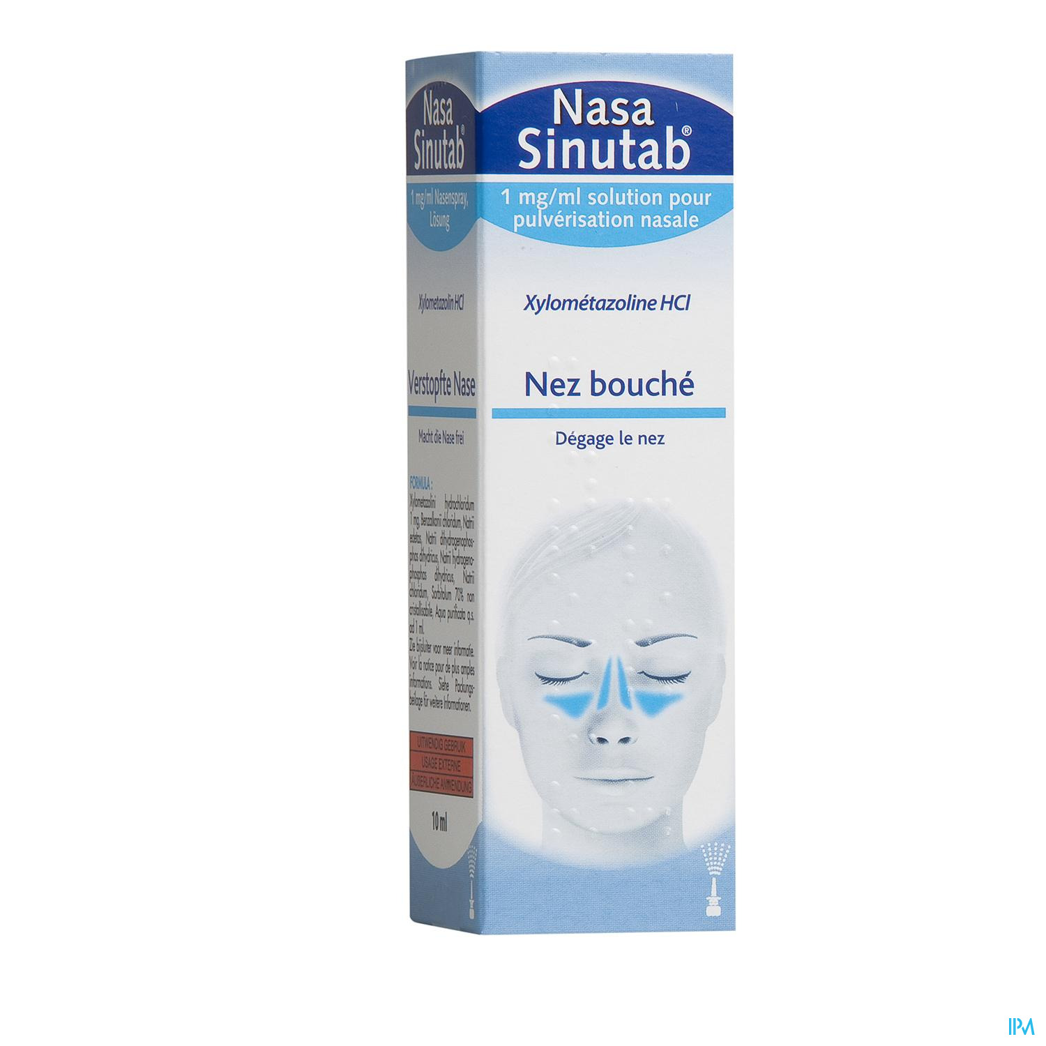 Nasasinutab Spray 10 Ml 0,1% - Spray nasal et gouttes - Nez ...