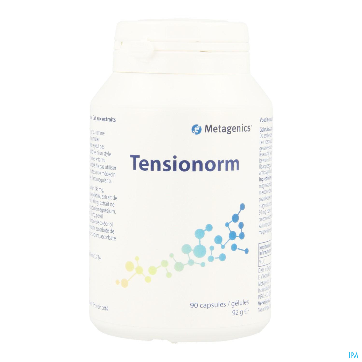 Tensionorm Caps 90 Metagenics - Overige - Vitaminen ...