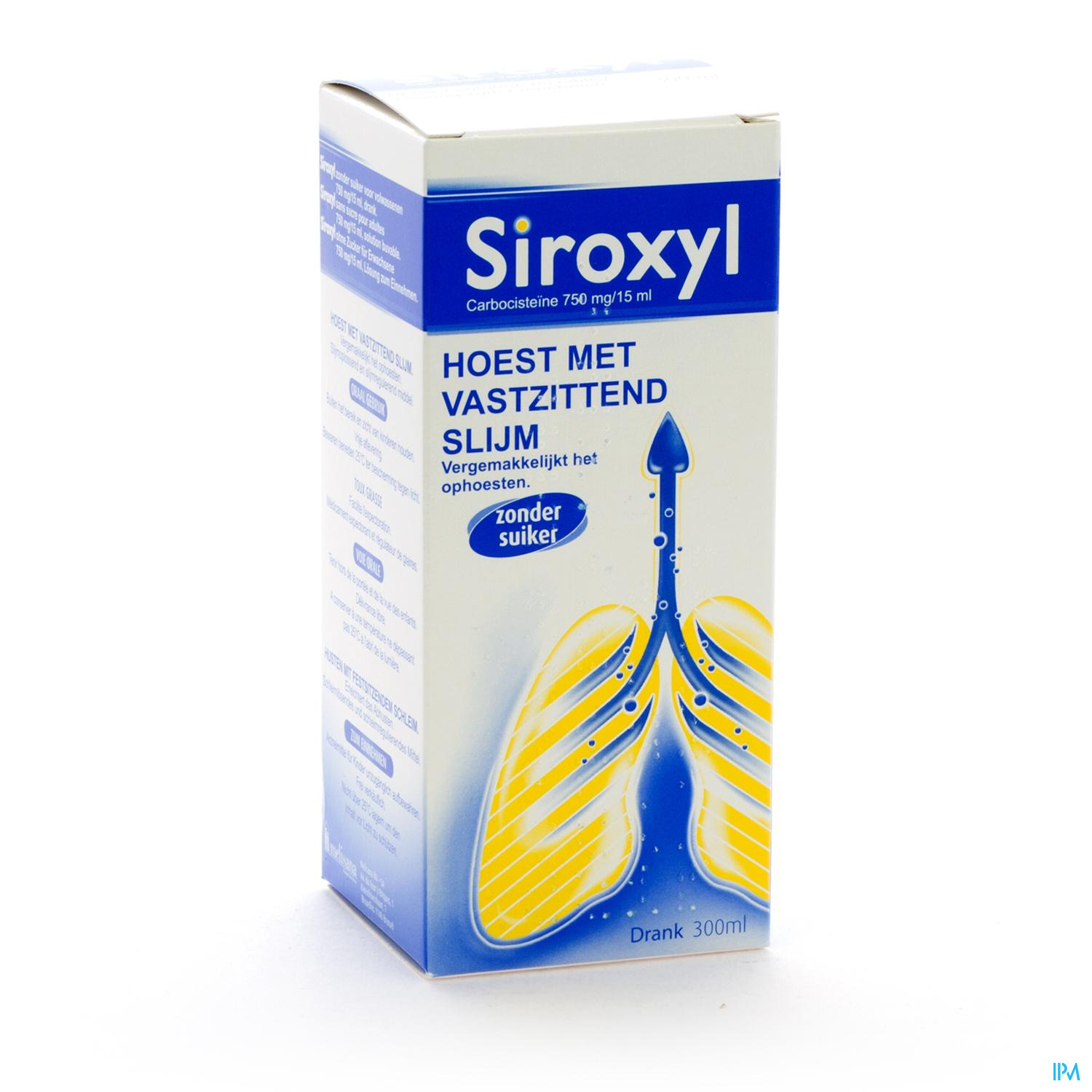 Siroxyl Sirop Sans Sucre/zonder Suiker 300ml - Diepzittende slijmhoest ...