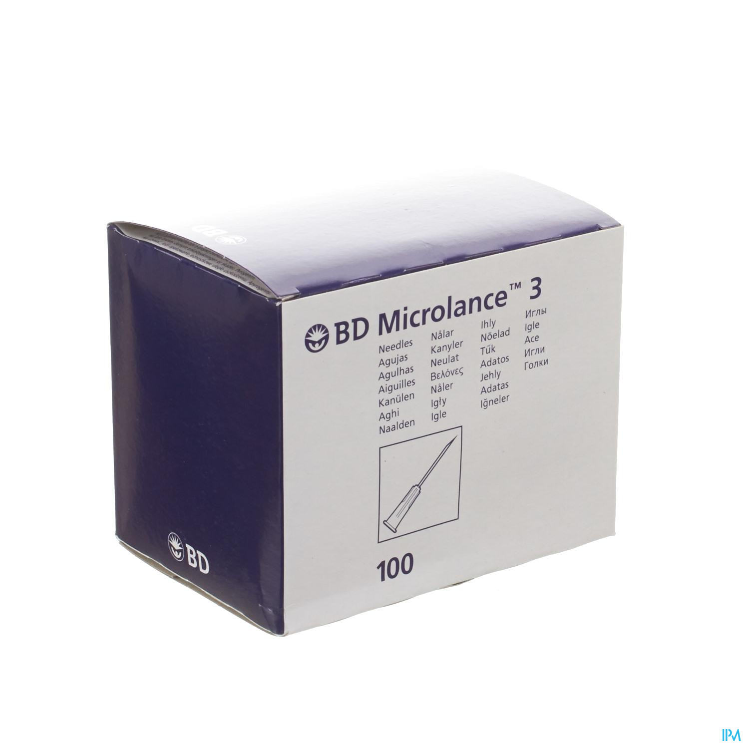 Bd Microlance 3 Nld 26g 1/2 Rb 0,45x13mm Bruin 100 - Naalden - Spuiten ...