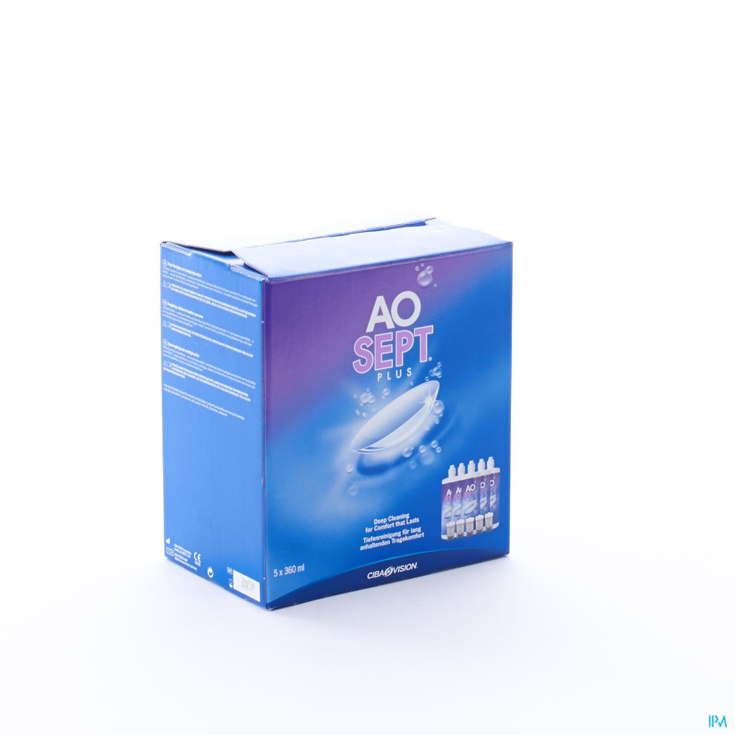 Aosept Plus 6 Maandpack 5x360ml - Producten voor harde en zachte lenzen ...