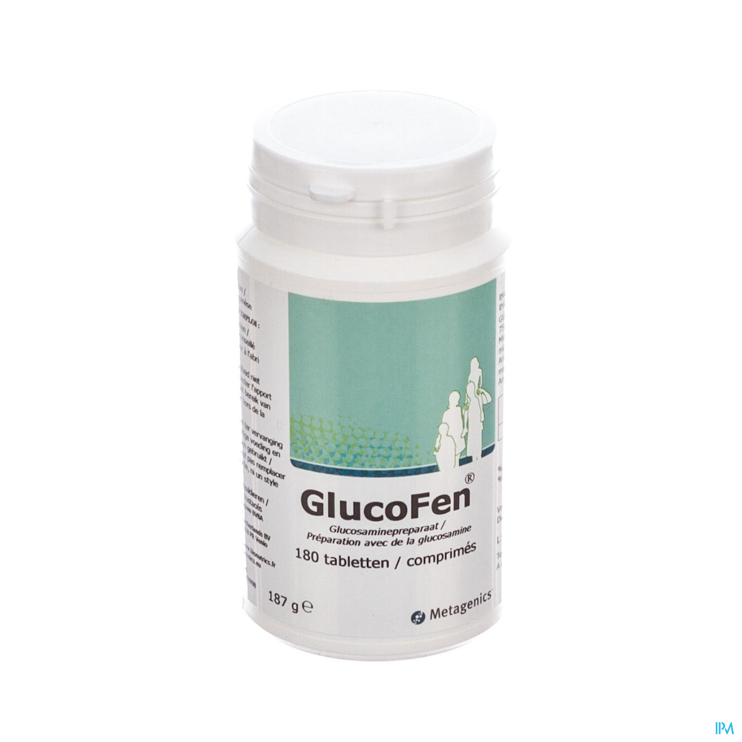 Glucofen Tabl 180 3136 Metagenics - Botten, spieren & gewrichten ...