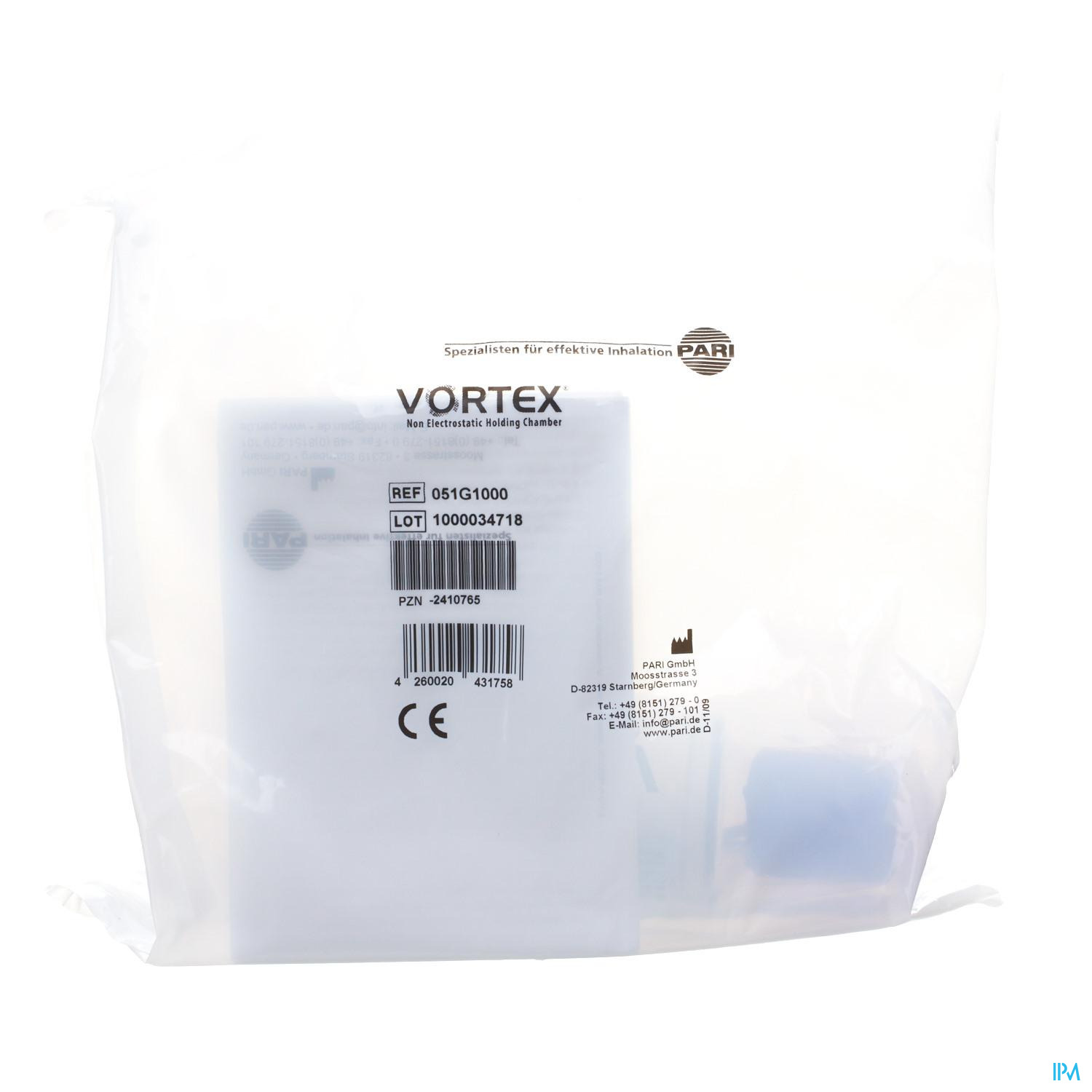Vortex Chambre Inhalation Anti Statique 051g1000 - Accessoires pour ...