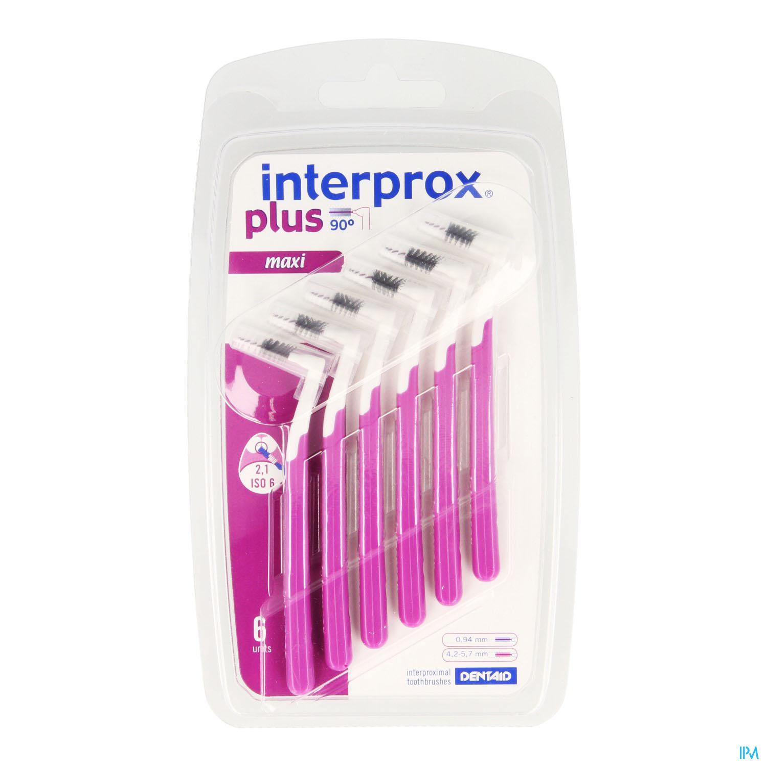 INTERPROX PLUS SUPER MAXI PAARS INTERDENTAL 6 1050 - Apotheek Peeters ...