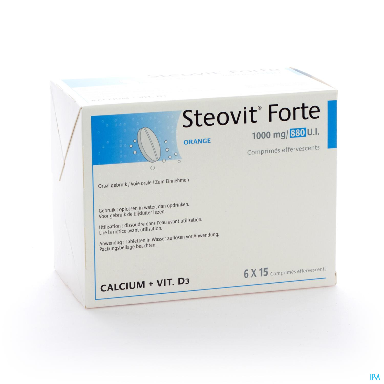 Steovit Vitamin D3 1000 mg / 880ie, comprimé effervescent 90 pièces ...
