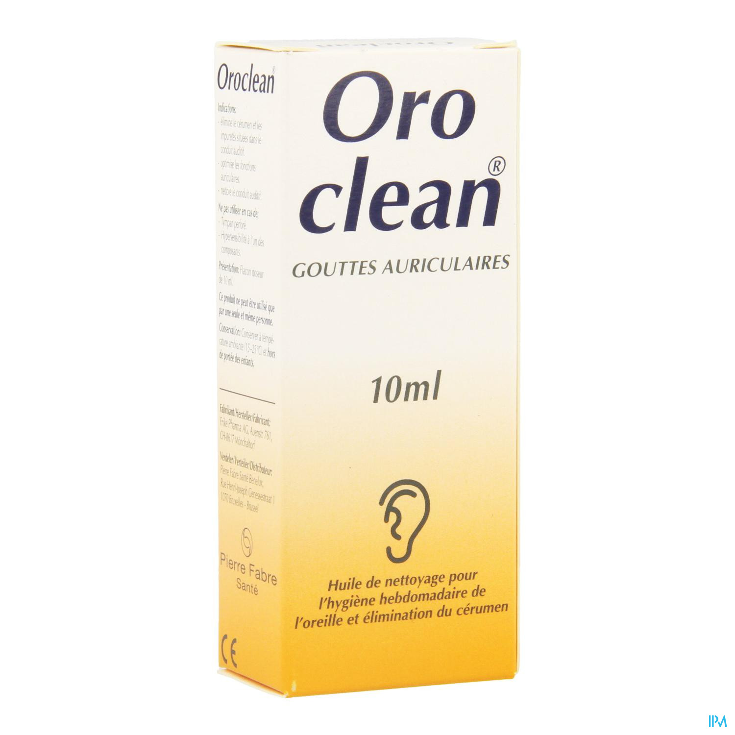 Oroclean Gutt Auriculaires Nettoyantes 10ml - Gouttes auriculaires ...