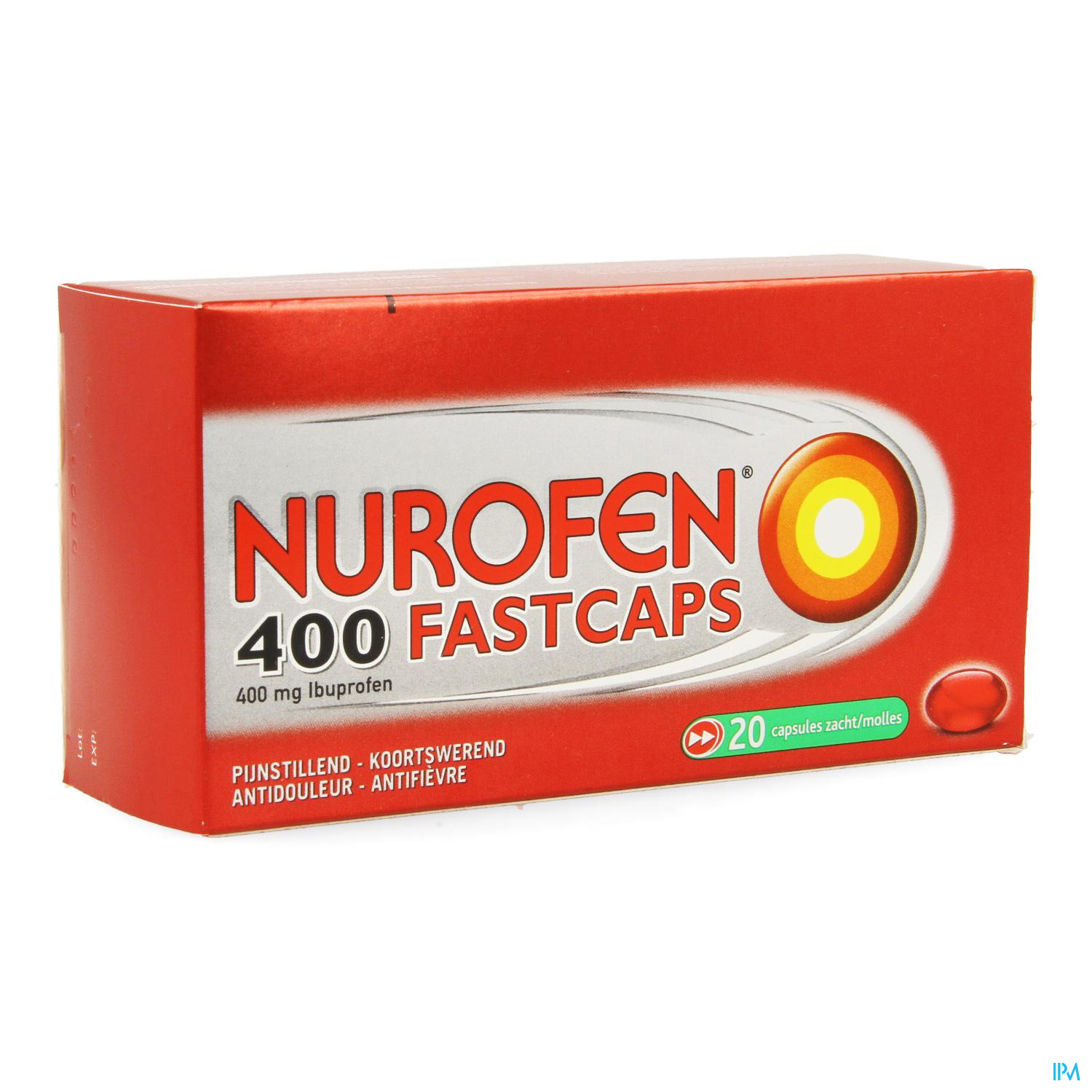 Nurofen 400 Fastcaps Caps 20 X 400 Mg - Musculature et jointure ...