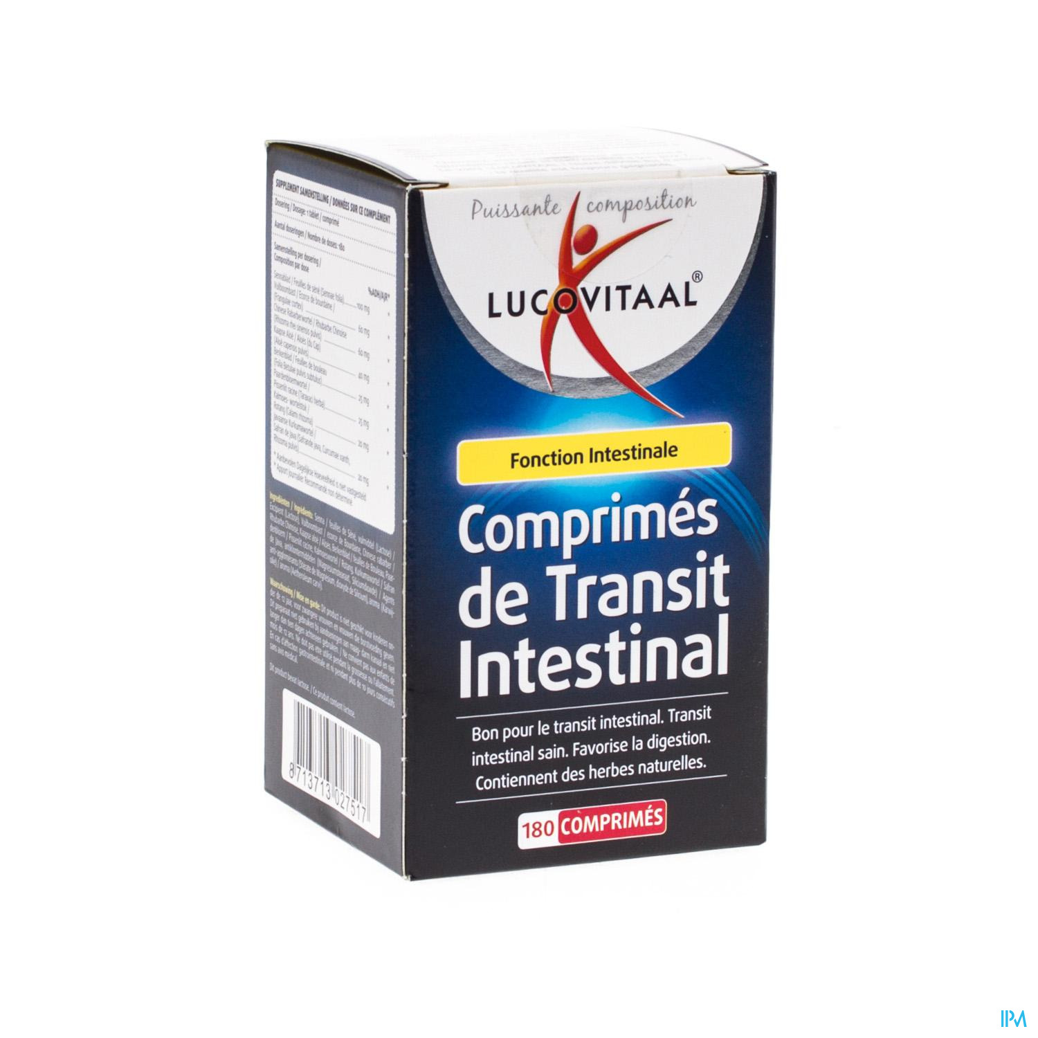 Lucovitaal Selles Faciles Pot Tabl 180 - Flore intestinale-métabolisme ...