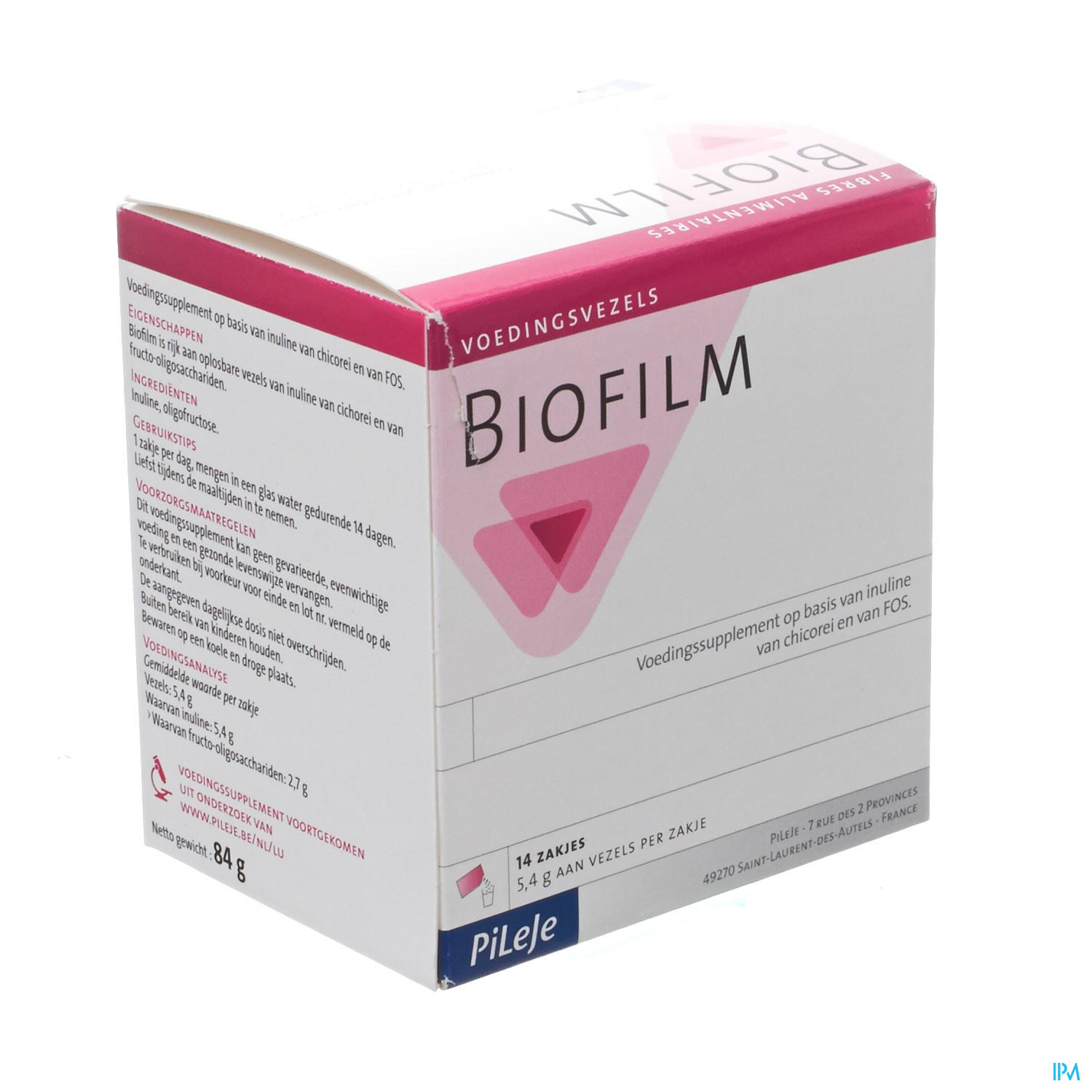 Biofilm Zakje 14x6g - Darmflora-metabolisme-spijsvertering ...