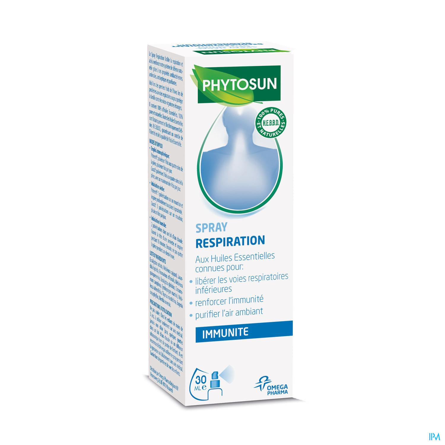 PHYTOSUN AR. RESPIRATION SPRAY 30ML - Apotheek Peeters Oudsbergen (Peeters Pharma BV)