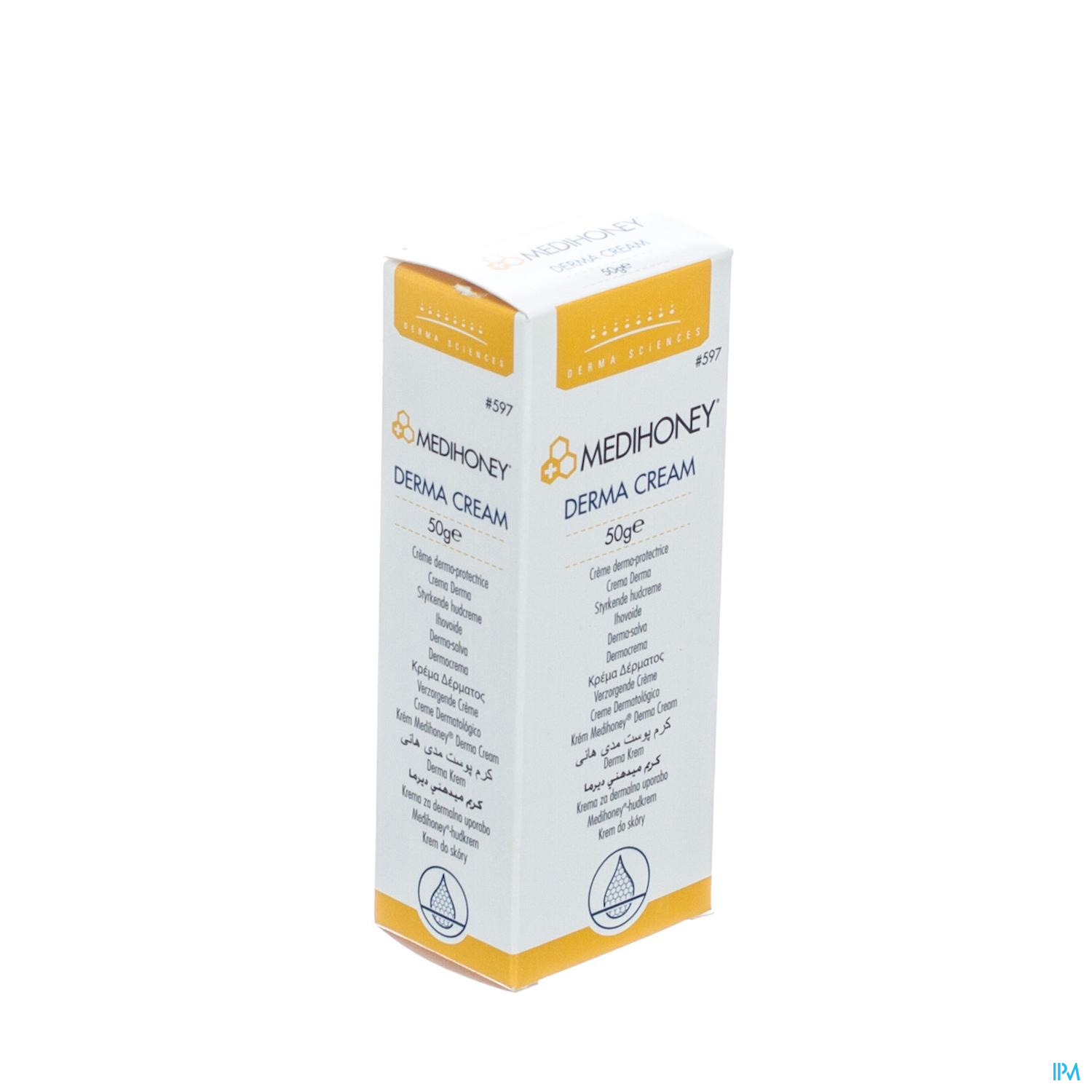 Medihoney Derma Cream Creme Dermoprotect. Tube 50g - Cicatrisants ...