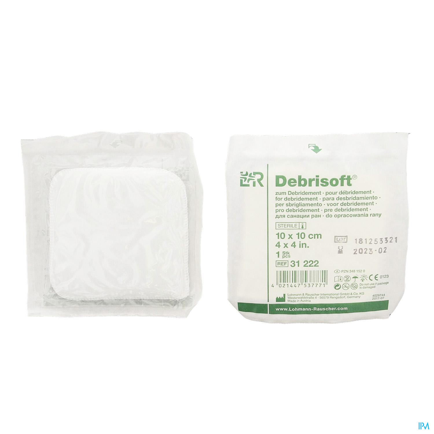 Debrisoft Debridement 5 31222 - Steriel materiaal - Thuiszorg & EHBO ...