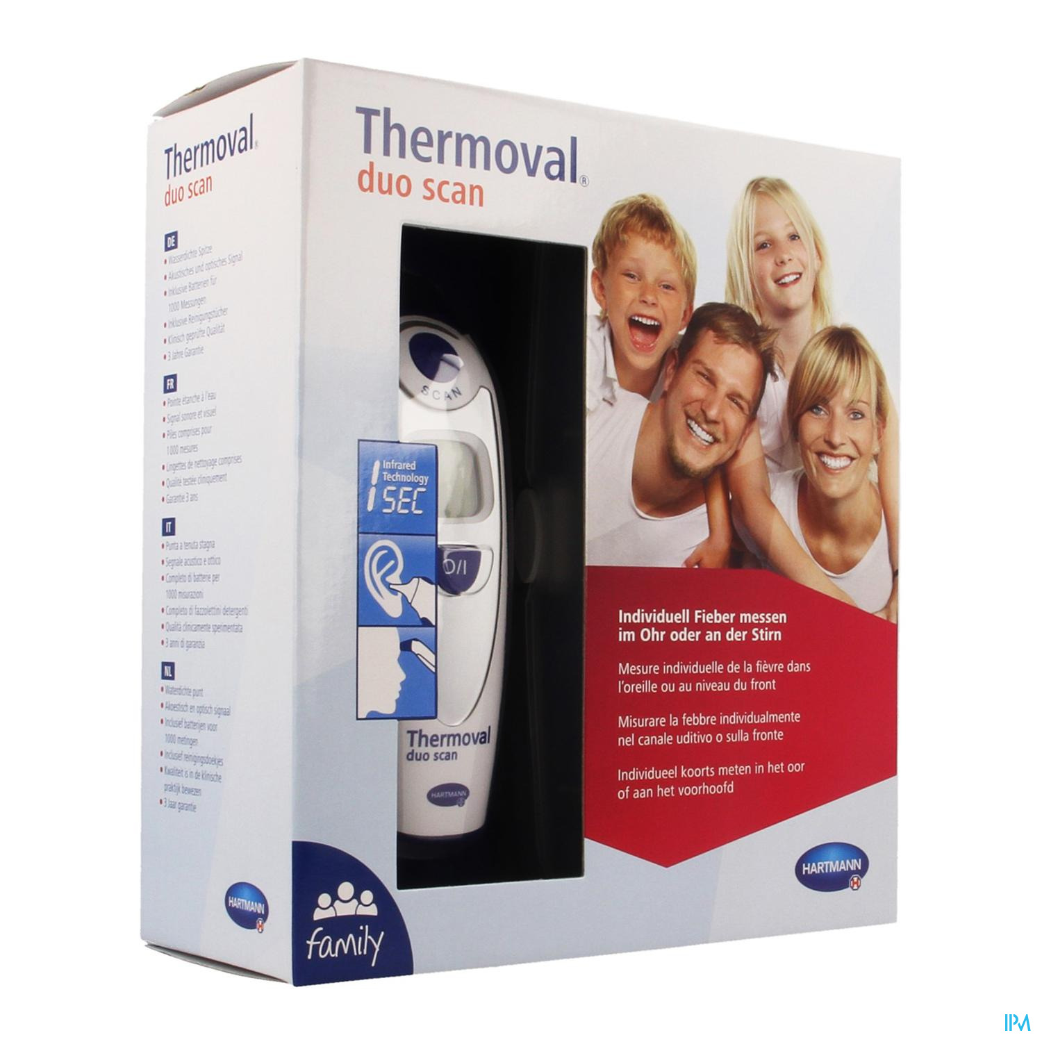 Thermoval Duo Scan Thermometer 9250810 - Thermometer - Diagnosetesten ...