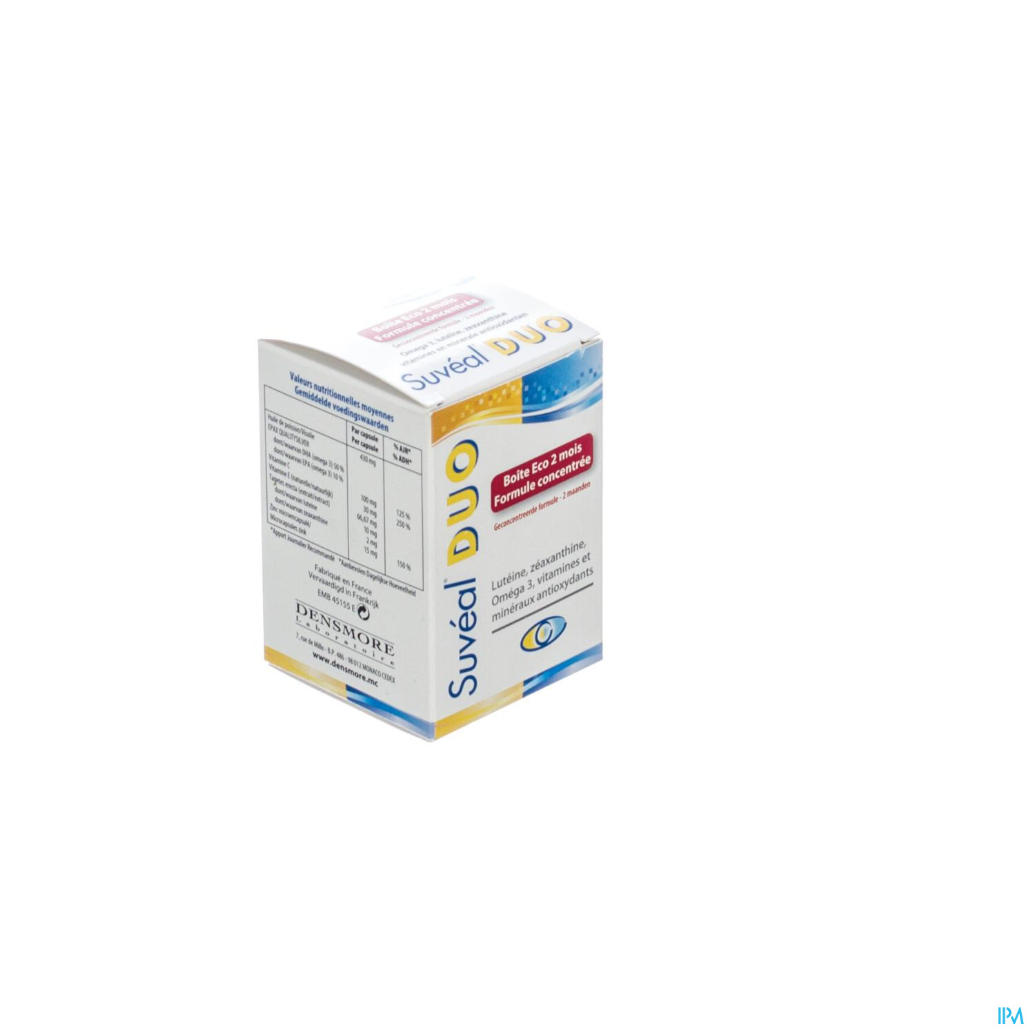 Suveal Duo Caps 60 - Ogen - Voedingstherapie & welzijn - Vitaminen ...