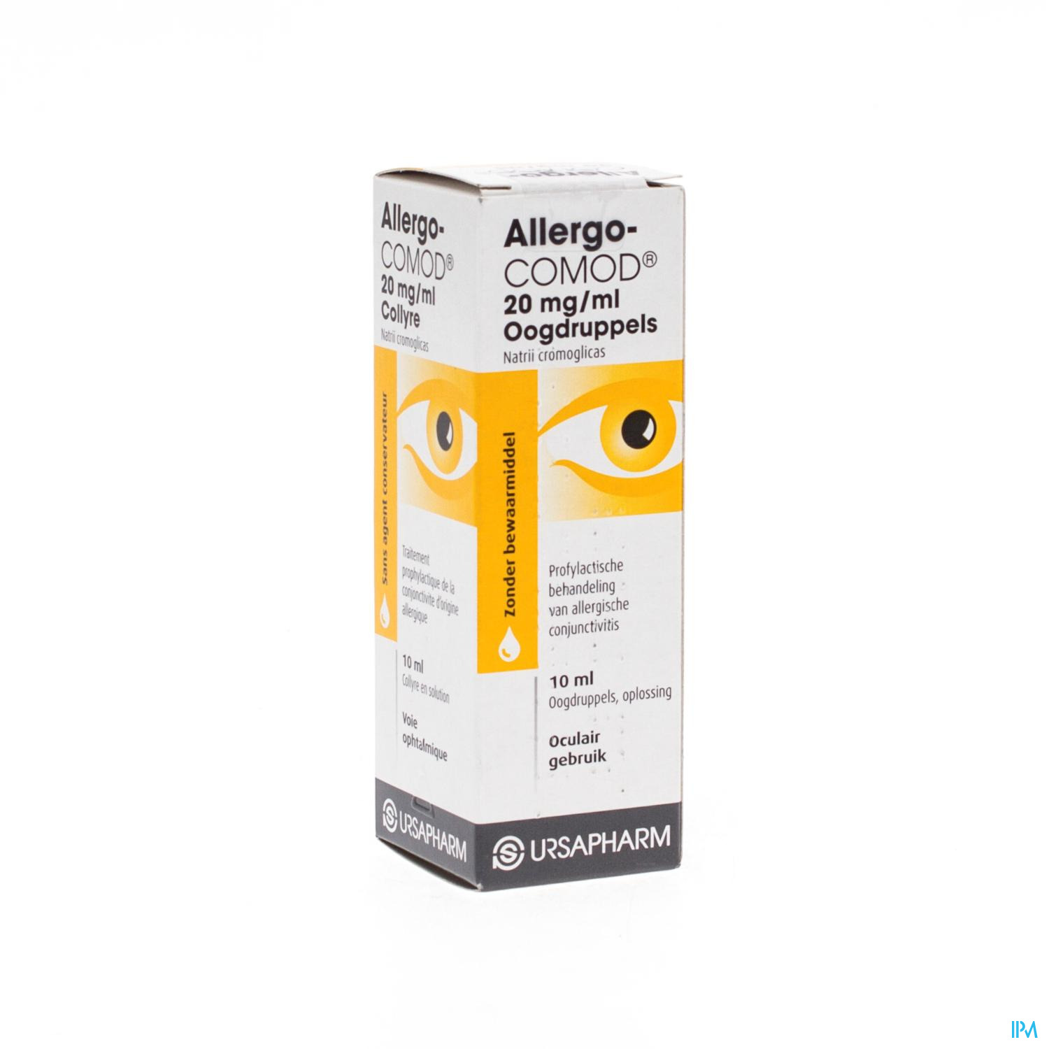 Allergo Comod 2% Collyre 10 Ml - Anti-allergische en -inflammatoire ...