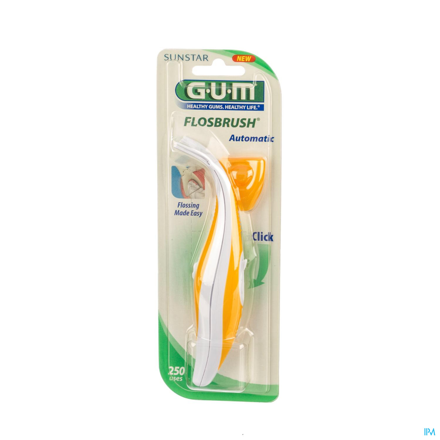 Gum Flosbrush Automatic 847 - Interdentaal-flos - Mond, tanden & lippen ...