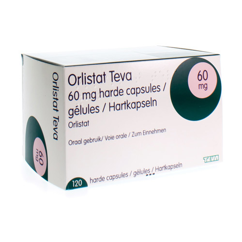Orlistat Teva Harde Caps 120 X 60 Mg - Afslanken - Geneesmiddelen ...