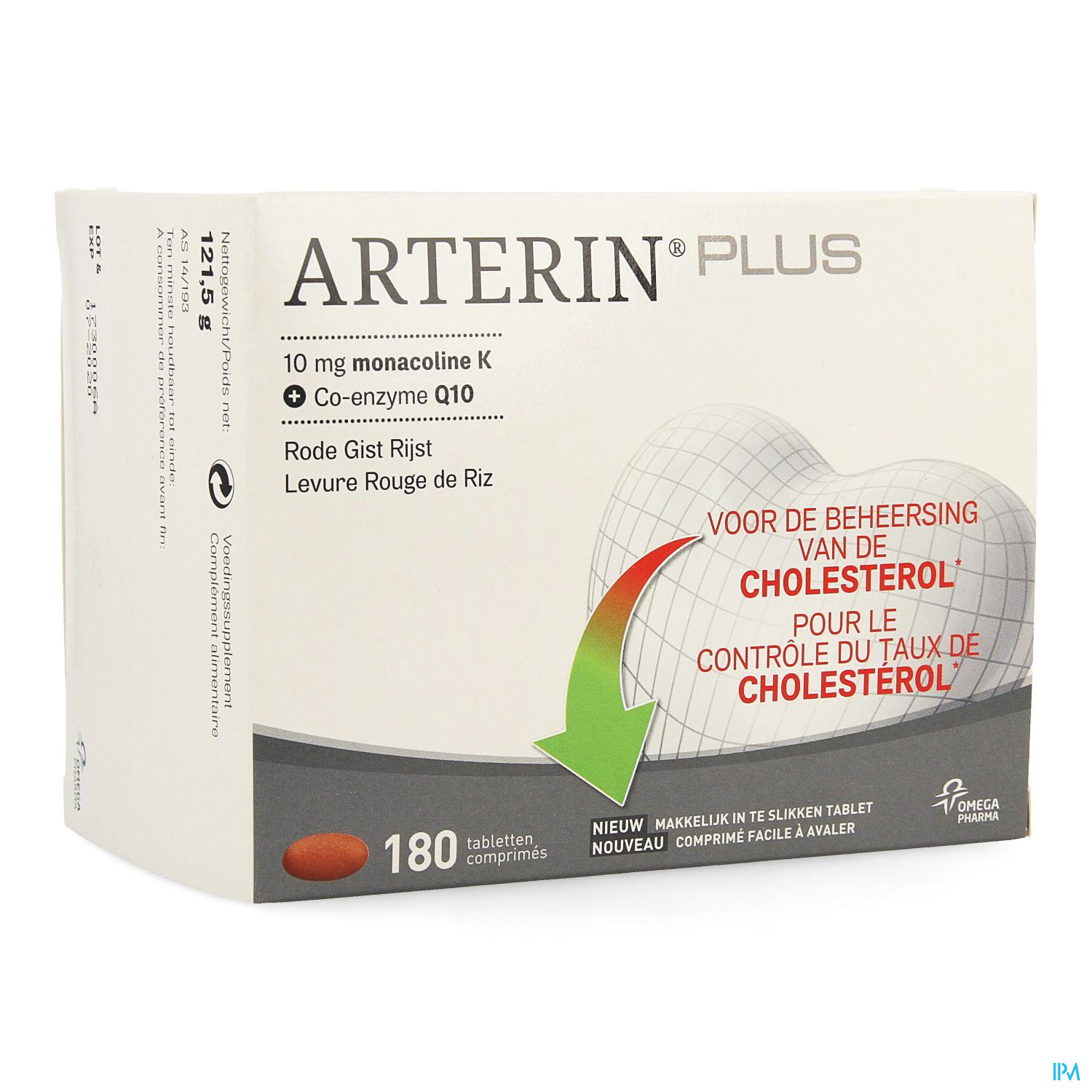 Arterin Plus Comp 180 - Cholesterol - Voedingstherapie & welzijn ...