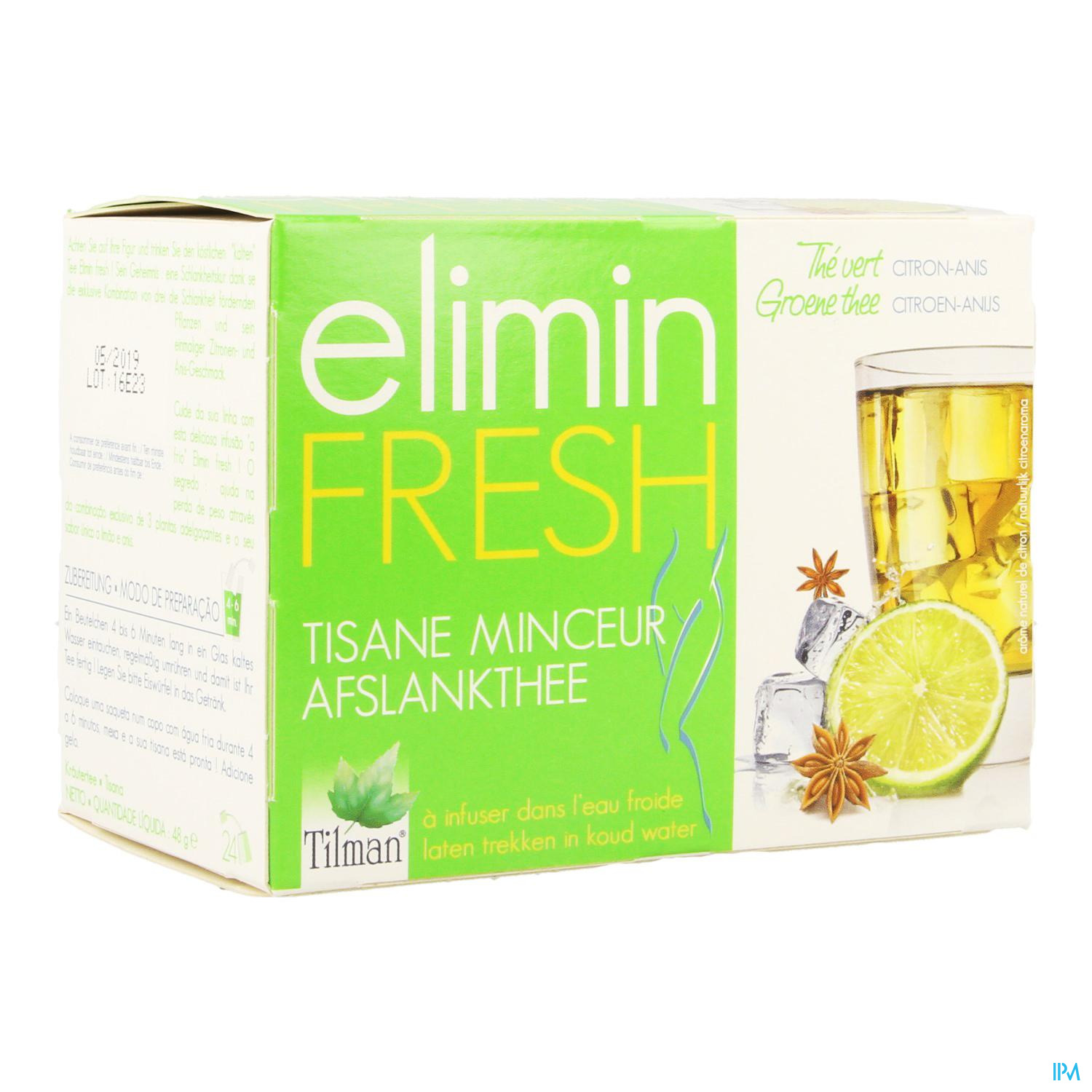 Elimin Fresh Citroen-anijs Tea-bags 24 - Thee - Voeding & dieet ...