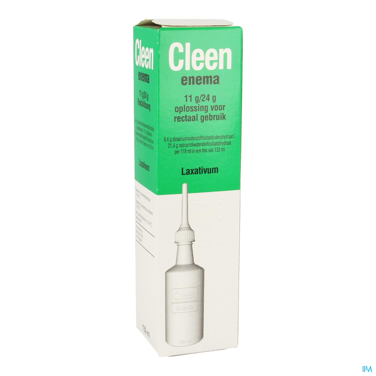 Cleen Enema 11g/24g Opl Rectaal Gebruik Fl 133ml - Laxeermiddelen ...
