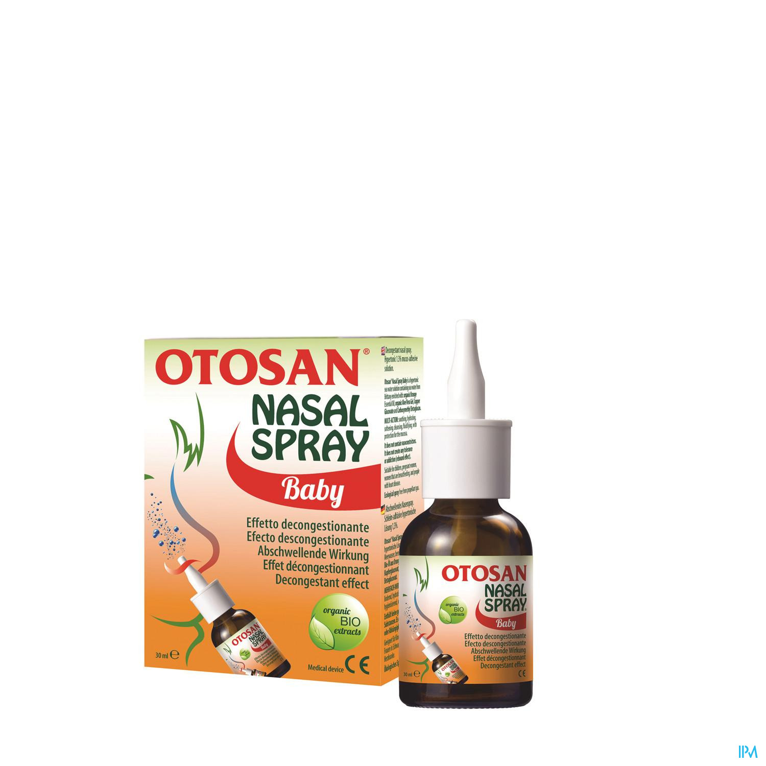 Otosan Neusspray Baby Ontstoppend 30ml - Om de neus vrij te maken ...