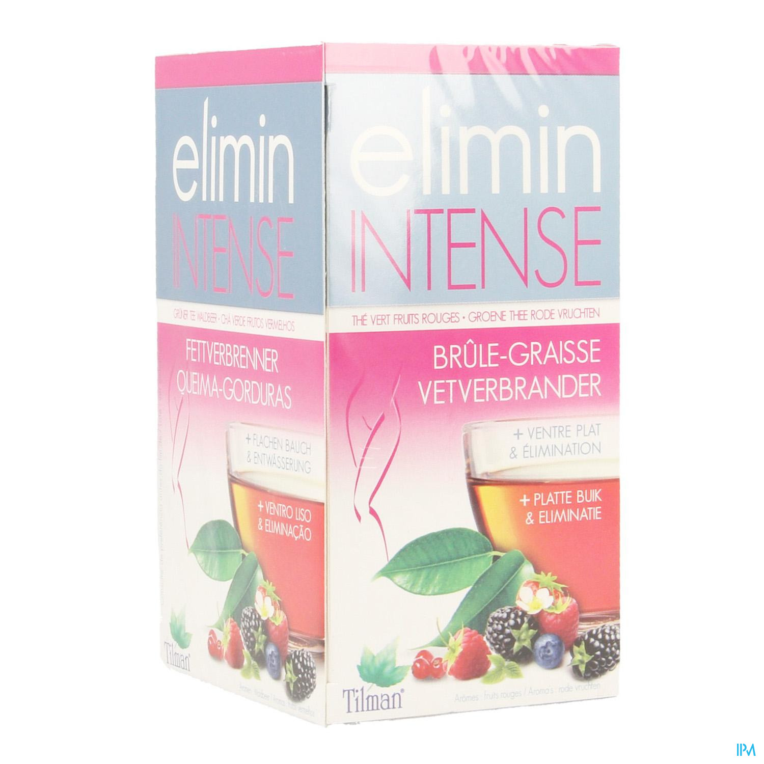 Elimin Intense Rode Vruchten Tea Bags 20 - Thee - Afslanken - Voeding ...