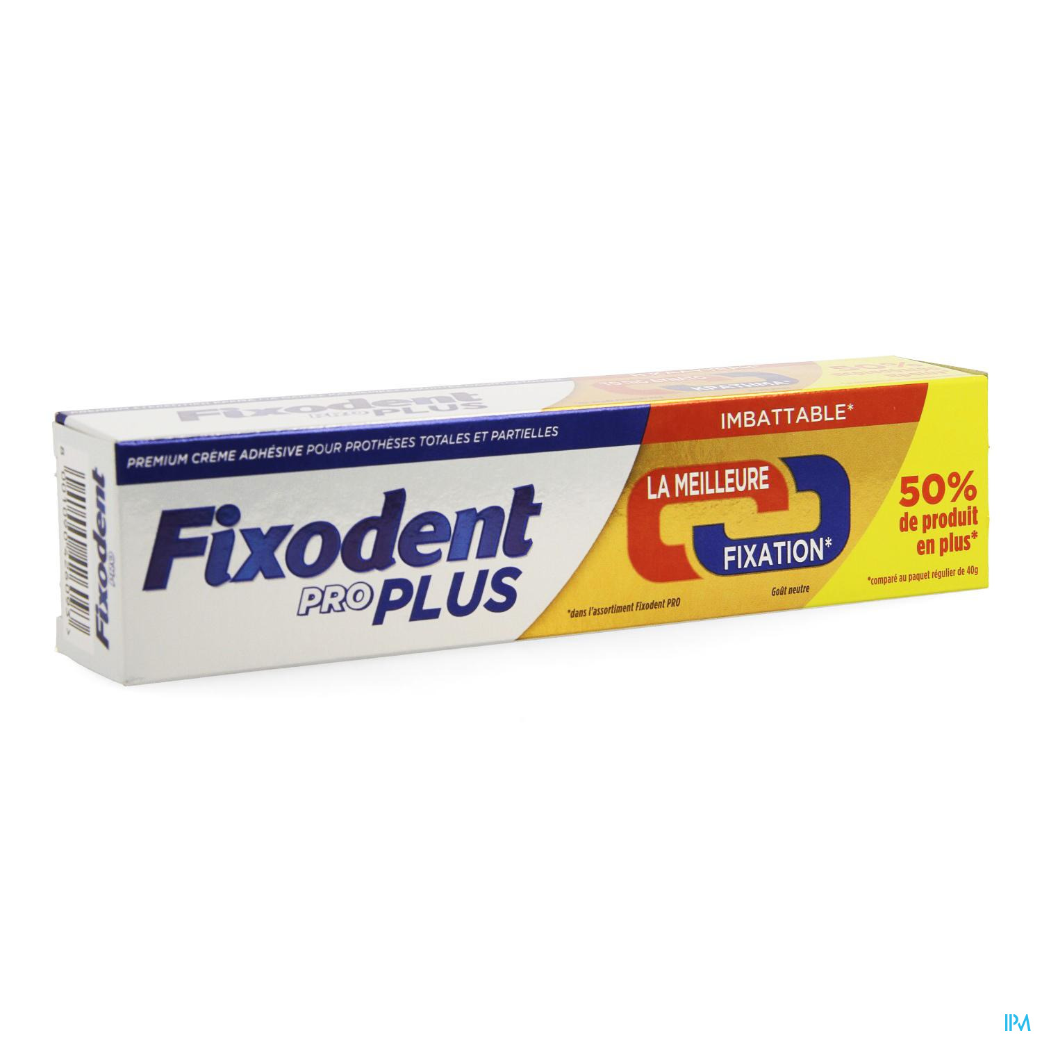 Fixodent Pro Plus Duo Action Pate Adhesive 60g - Prothèses dentaires ...