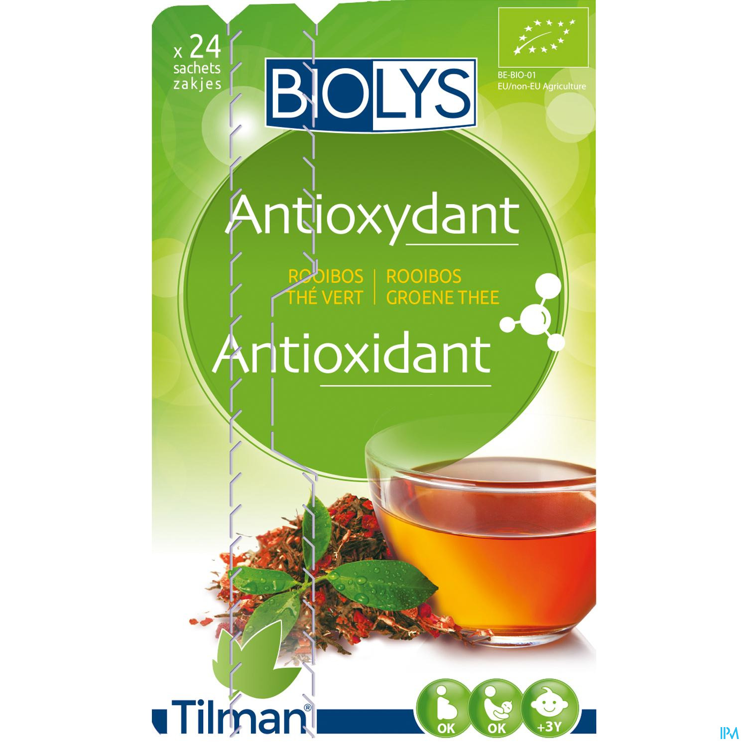 Biolys Rooibos The Vert Sachets 24 - Apotheek Peeters Oudsbergen ...