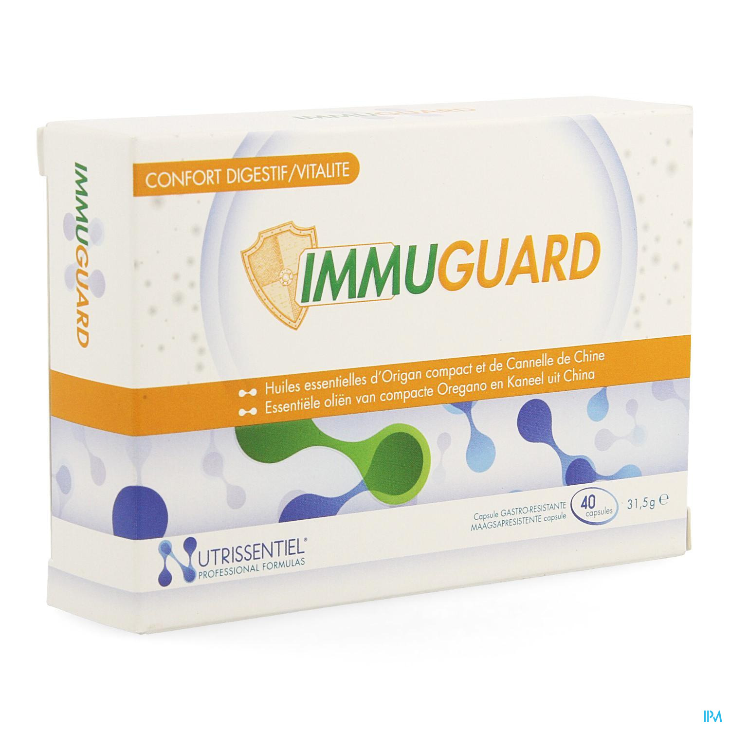Immuguard Caps 40 - Weerstand - Voedingstherapie & welzijn - Vitaminen ...