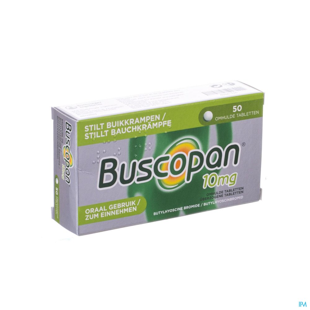 Buscopan tablet 50 x 10 mg - Apotheek Peeters Oudsbergen (Peeters ...