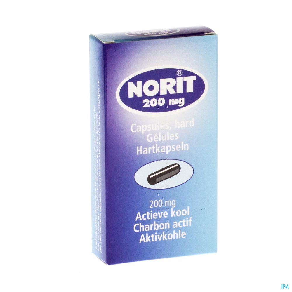 Norit 200 Caps. 30 X 200 Mg - Diarree - Maagdarmstelsel ...