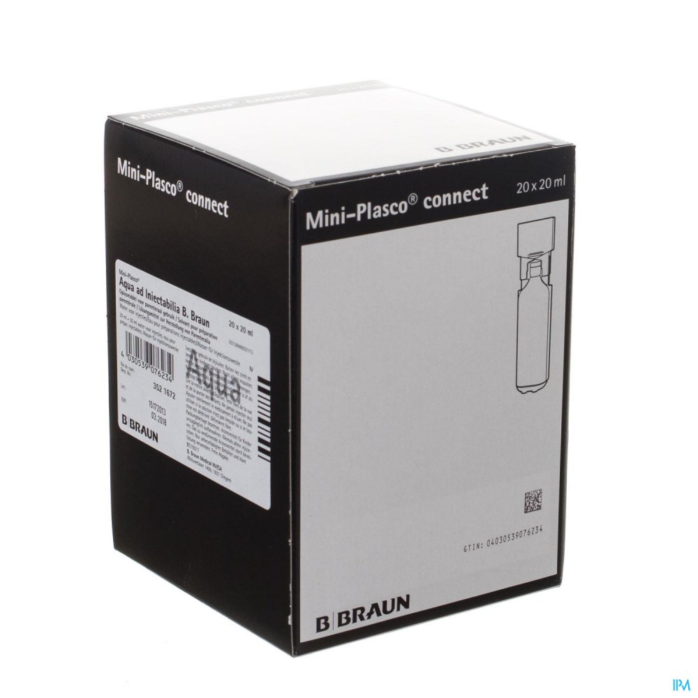 Mini Plasco Aqua Pro Inj Amp20x20ml - Solution pour injection - Soins à ...