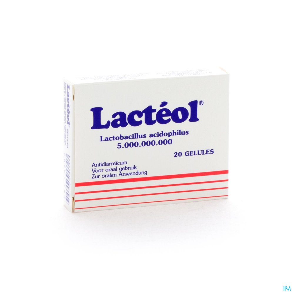 Lacteol Caps. 20 - Diarree - Maagdarmstelsel - Geneesmiddelen ...