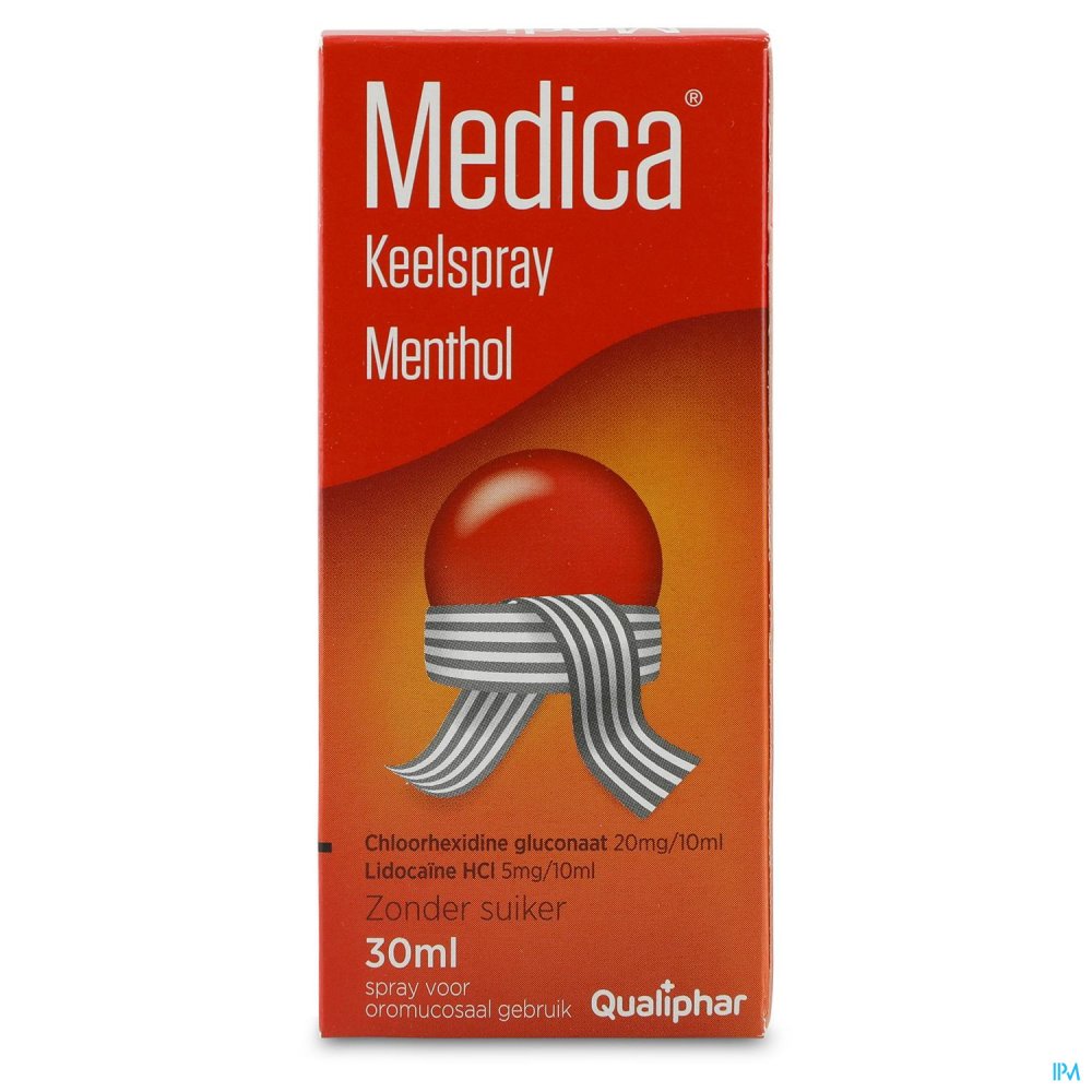 Medica Keelspray Menthol 30ml - Spray - oplossing - Mond & keel ...