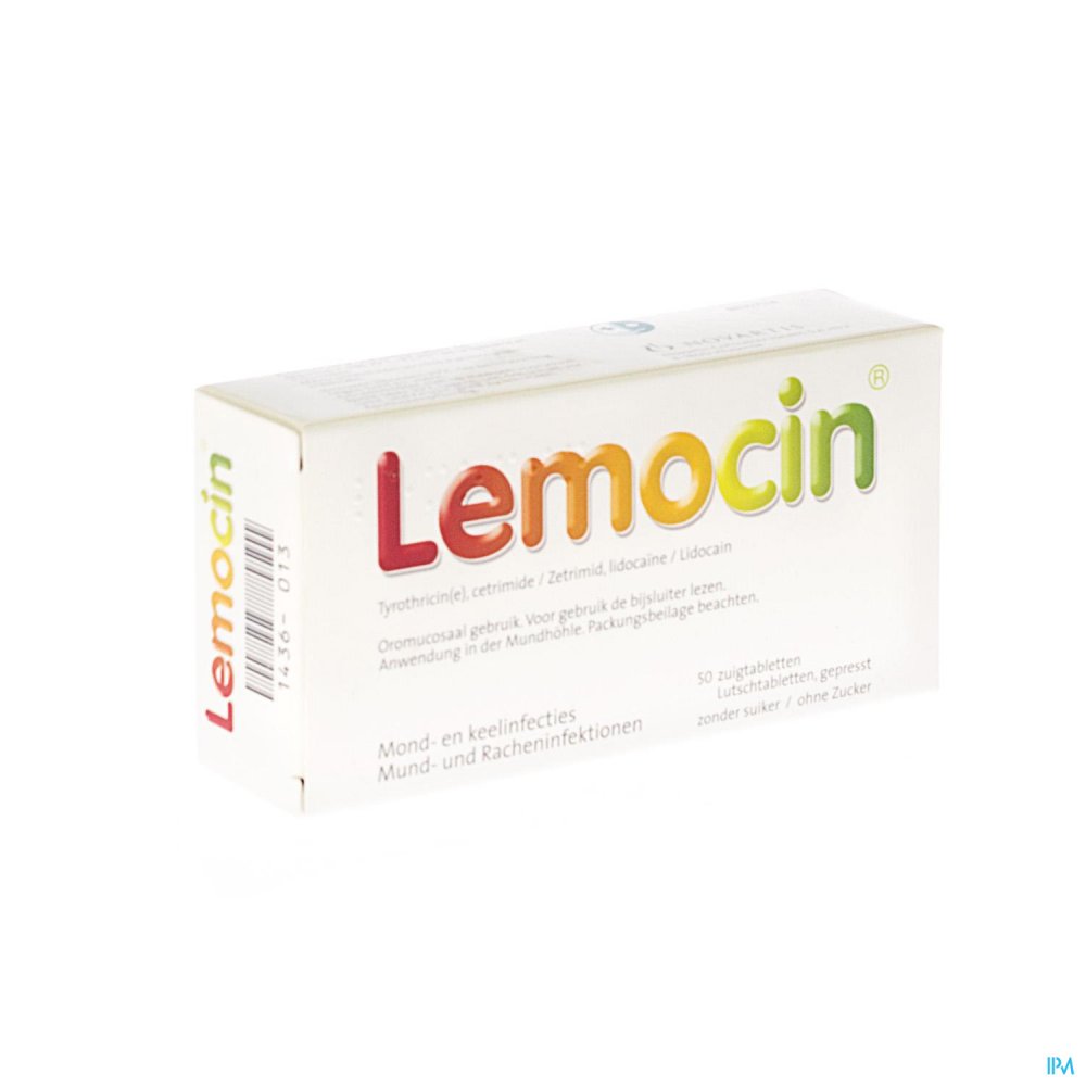 Lemocin Zuigtabl 50 - Zuigtabletten - Mond & keel - Geneesmiddelen ...