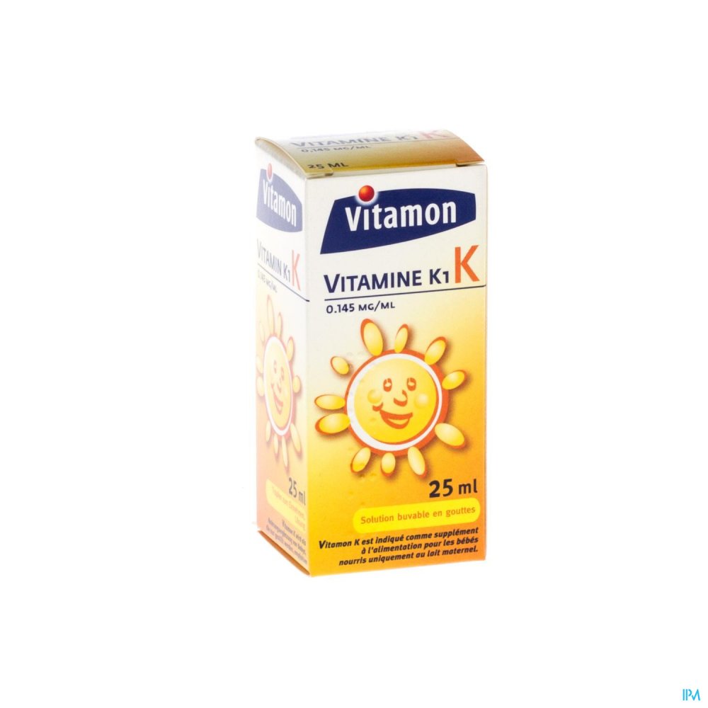 Vitamon K 25 Ml - Vitamines - Minéraux, vitamines et tonique ...