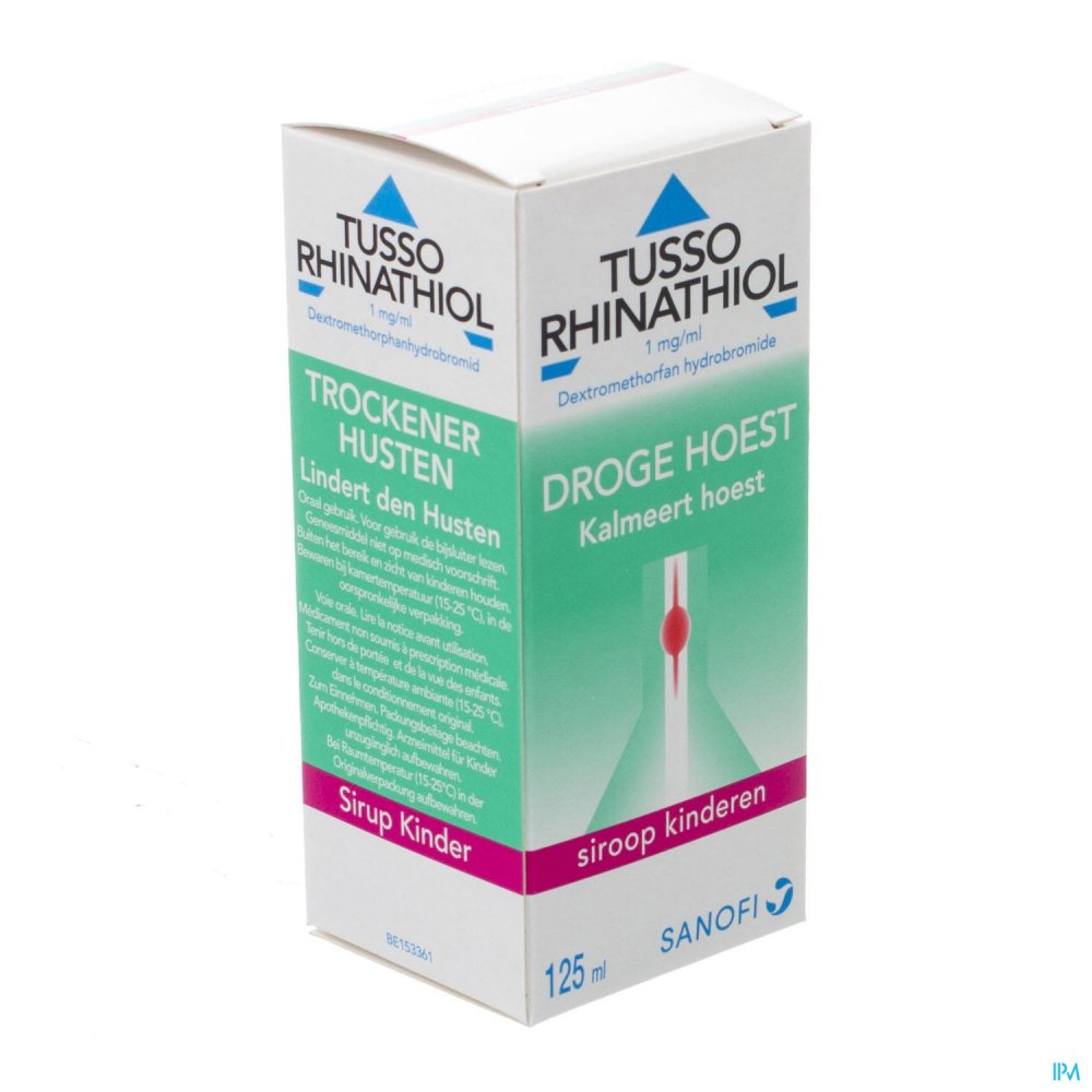 Tusso Rhinathiol 0,1% Sir Inf 125ml - Droge hoest - Hoest ...