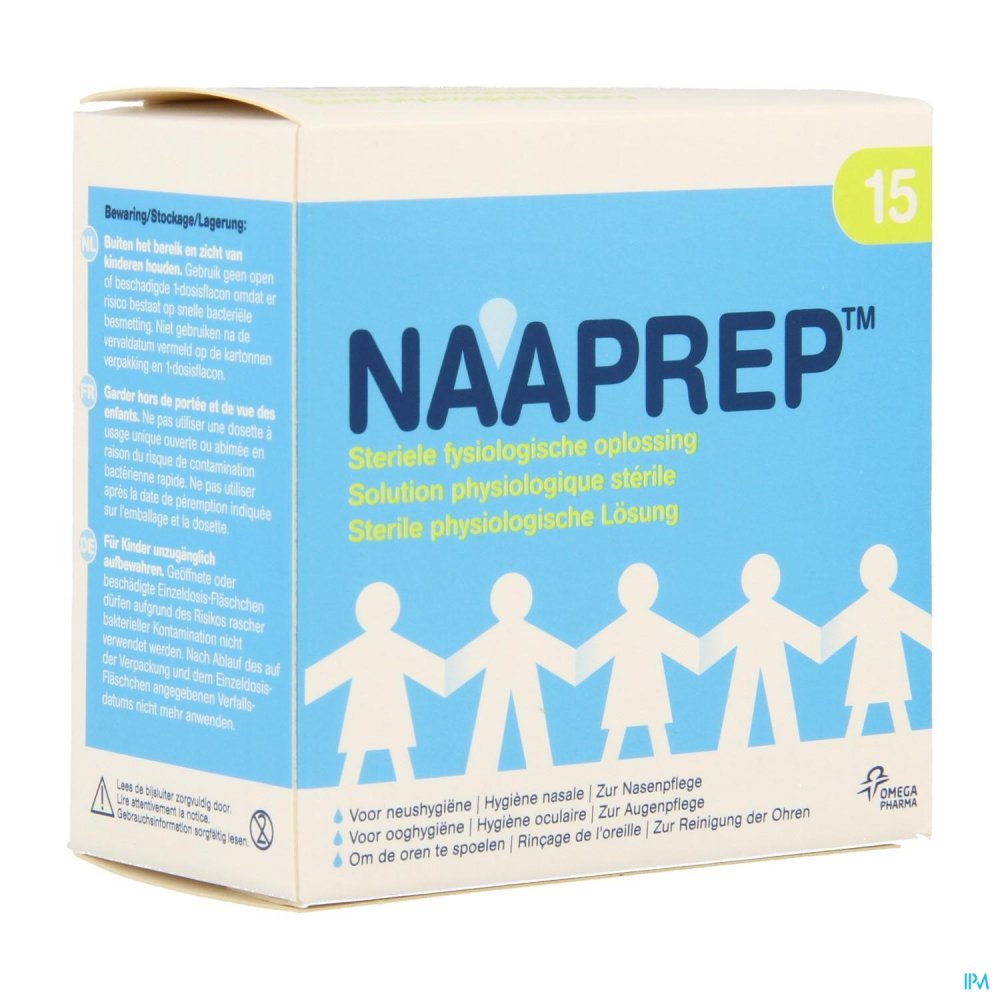 Naaprep Amp 15 X 5 Ml - Om de neus vrij te maken - Kwaaltjes - Moeder ...