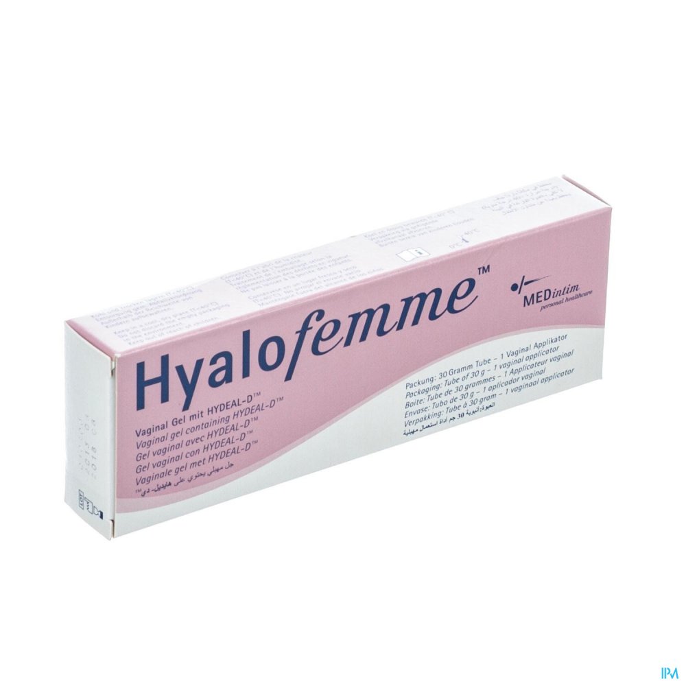 Hyalofemme Gel Vaginal + Applicateur Tube 30g - Lubrifiant - Sexualité ...