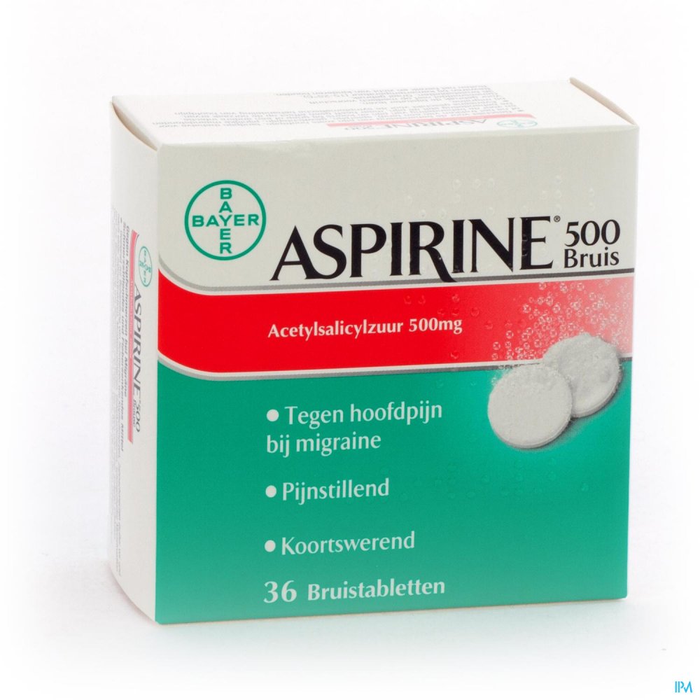 Aspirine 500 Mg Comp Eff 36 - Volwassenen - Pijn & koorts ...