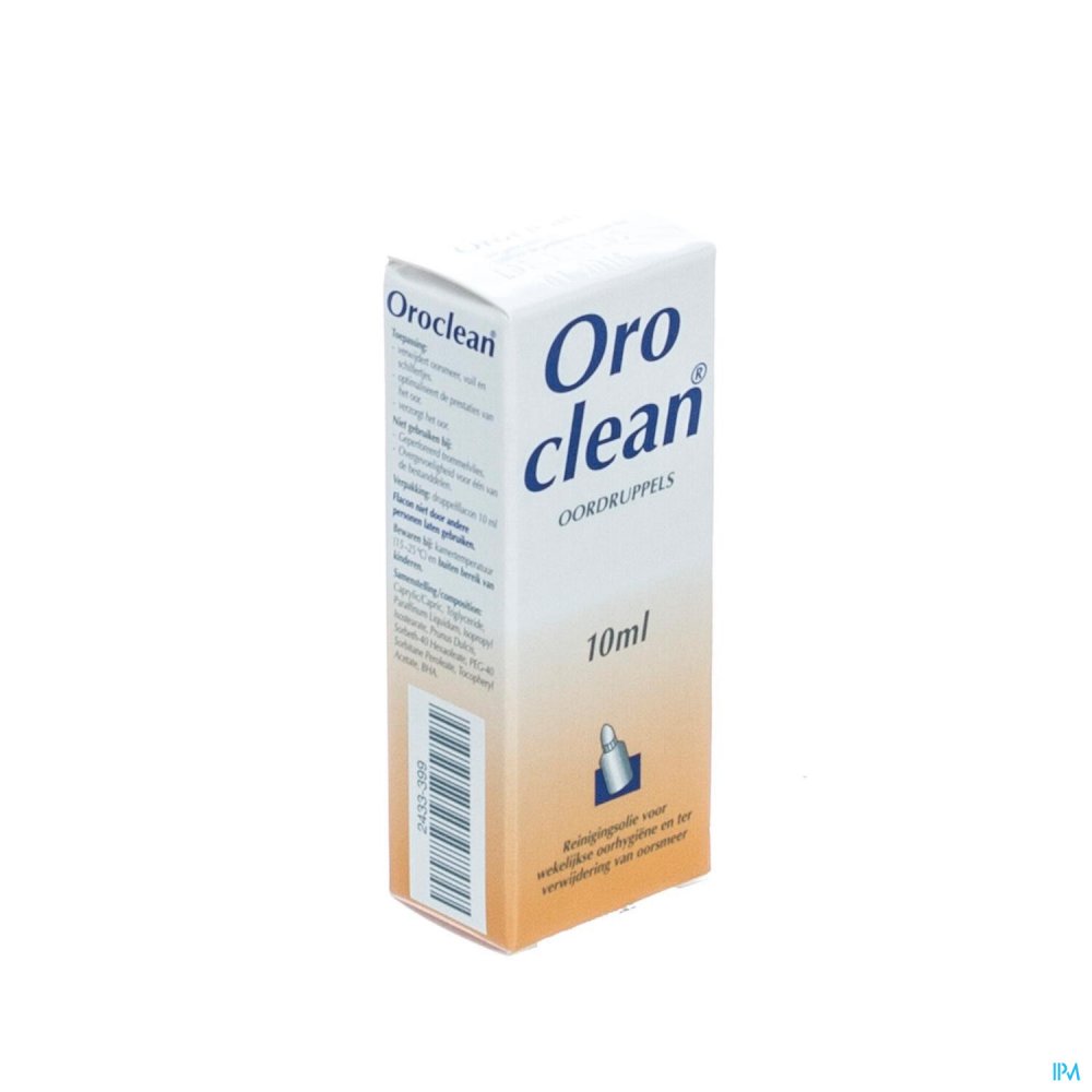 Oroclean Oordruppels Reinigend 10ml - Oordruppels - Oren - Schoonheid ...