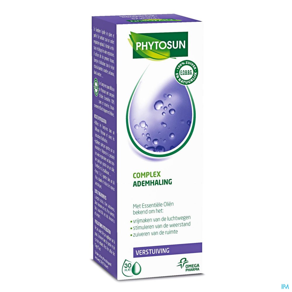Phytosun Complex Ademhaling 30ml - Complex-combinaties - Aromatherapie - Natuur- & alternatieve ...