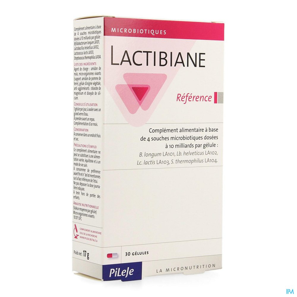 Lactibiane Reference Gel 30x2.5g - Probiotiques - Vitamine et ...
