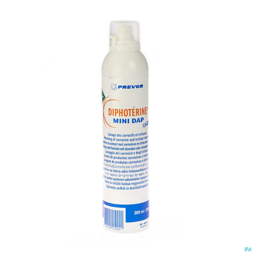 Diphoterine Spray 200ml Mini Dap - Brûlures - Soins à domicile et ...
