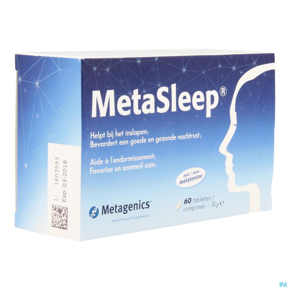 METASLEEP NF COMP 60 22382 METAGENICS - Apotheek Peeters Oudsbergen ...