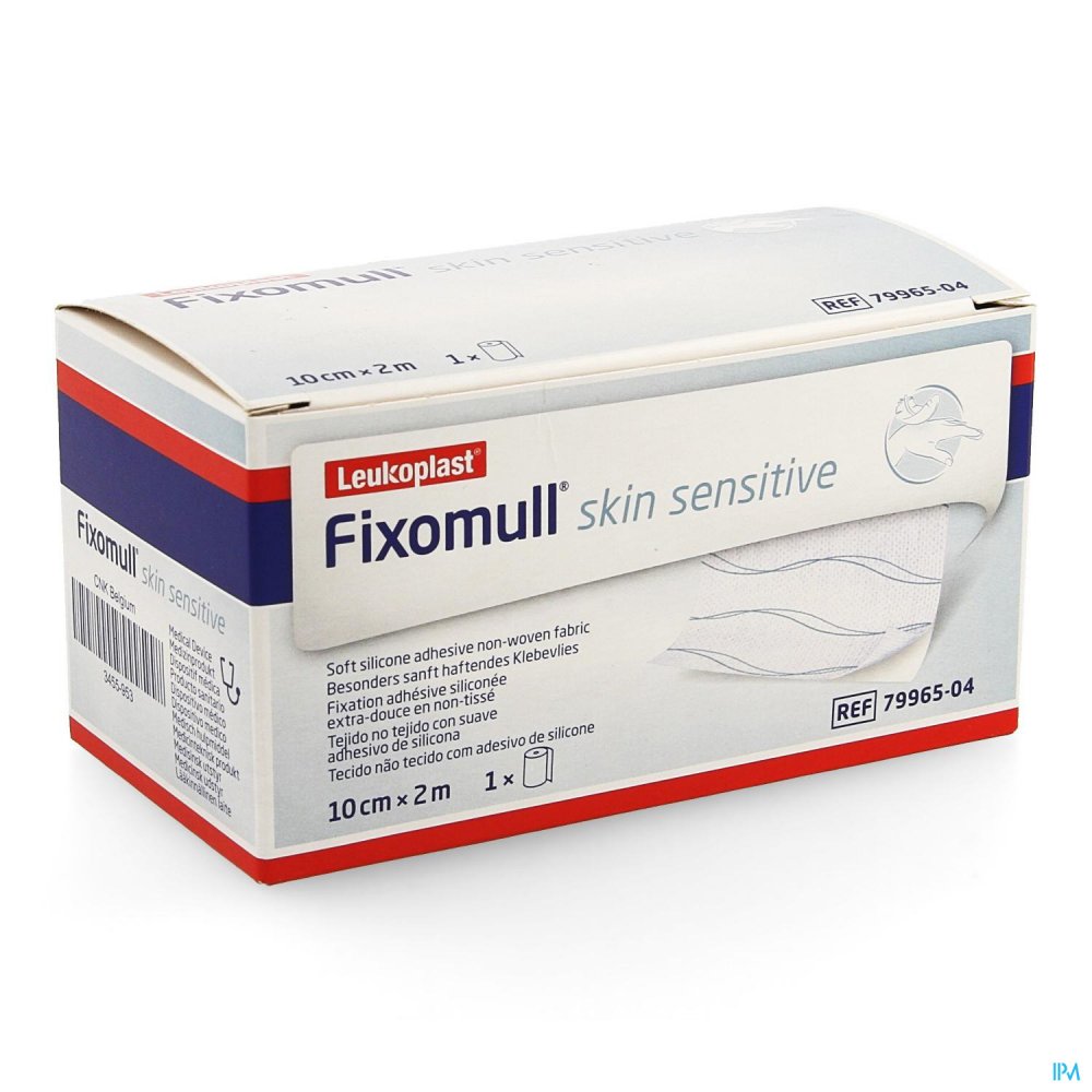 Fixomull Skin Sensitive 10cmx2m 1 7996504 - Silicone verbanden ...